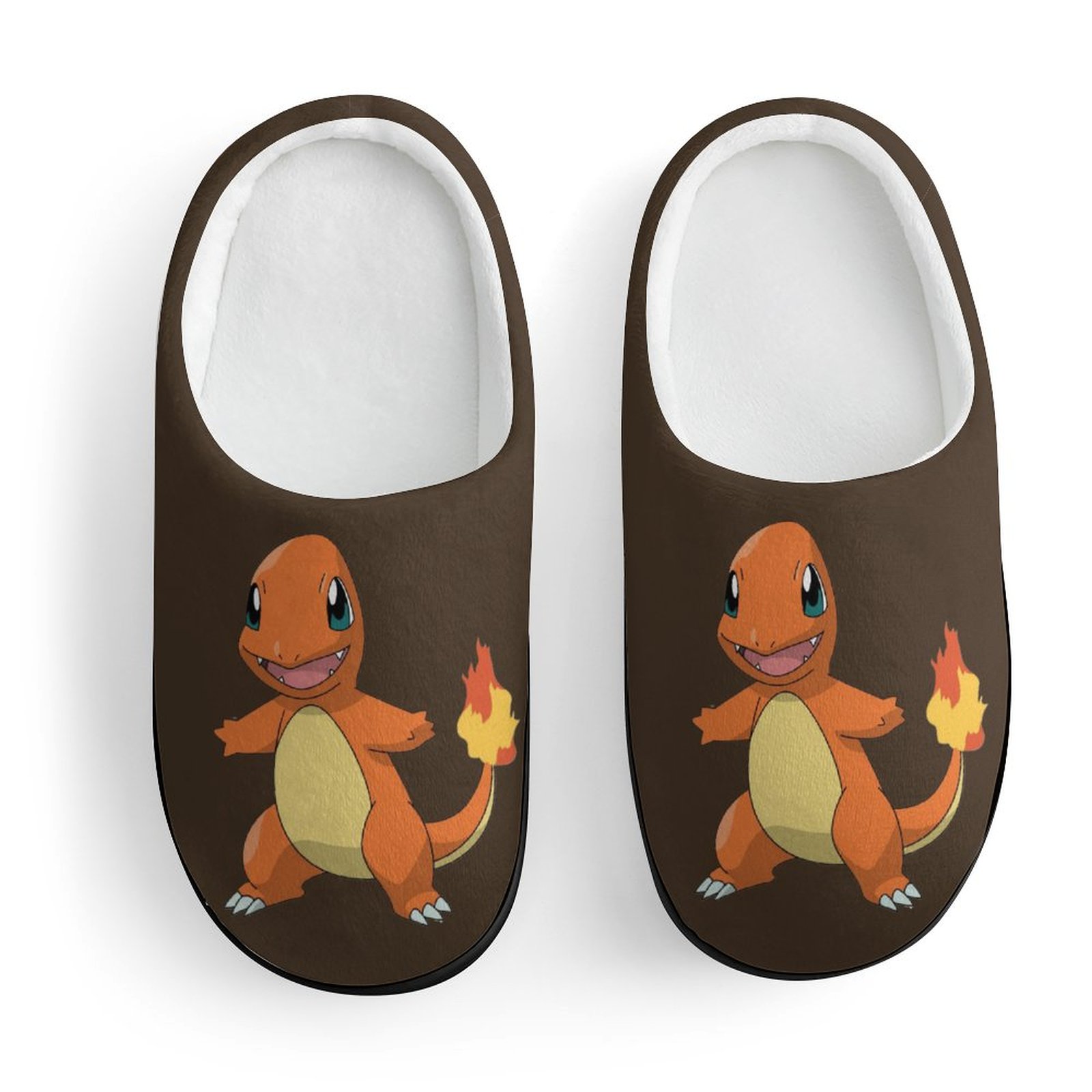 Pokemon Charizard Cotton Slippers Unisex Slip-On Plush Slippers Non ...