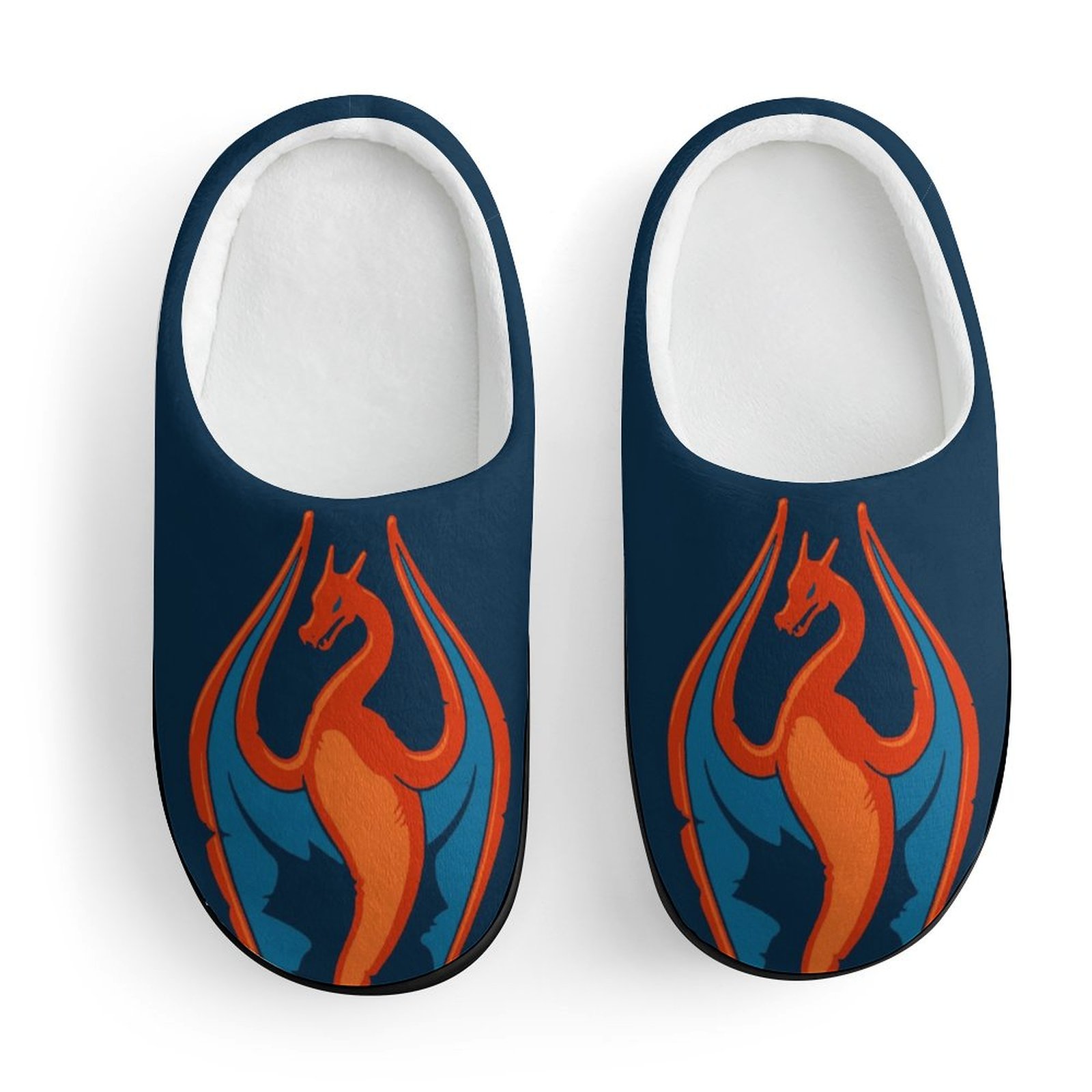 Pokemon Charizard Cotton Slippers Unisex Slip-On Plush Slippers Non ...