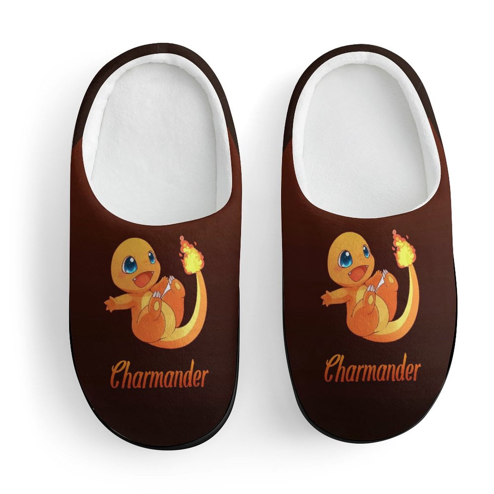 Pokemon Charizard Cotton Slippers Unisex Slip-On Plush Slippers Non ...