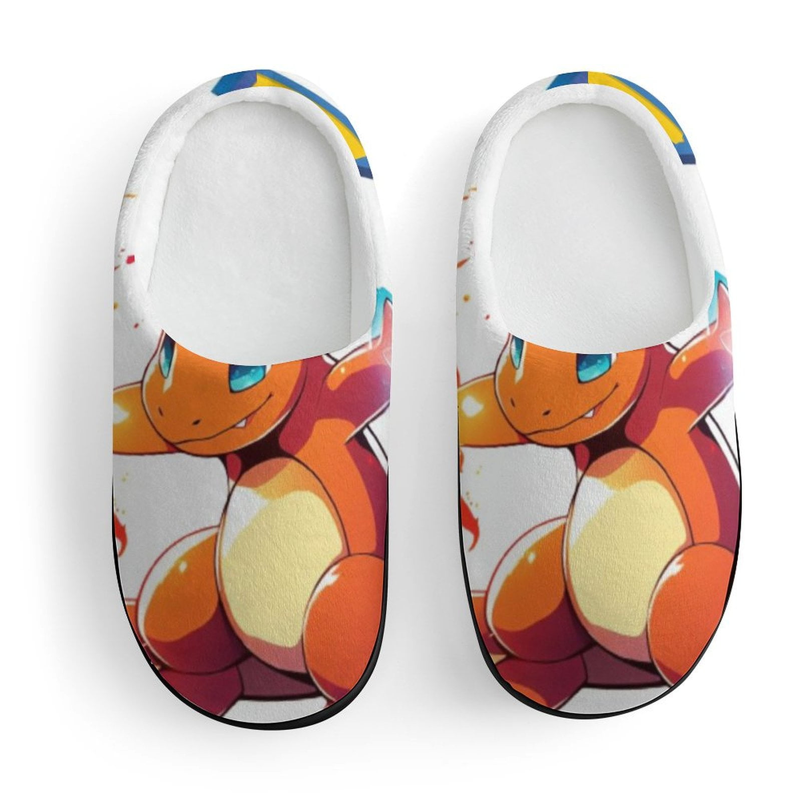 Pokemon Charizard Cotton Slippers Unisex Slip-On Plush Slippers Non ...