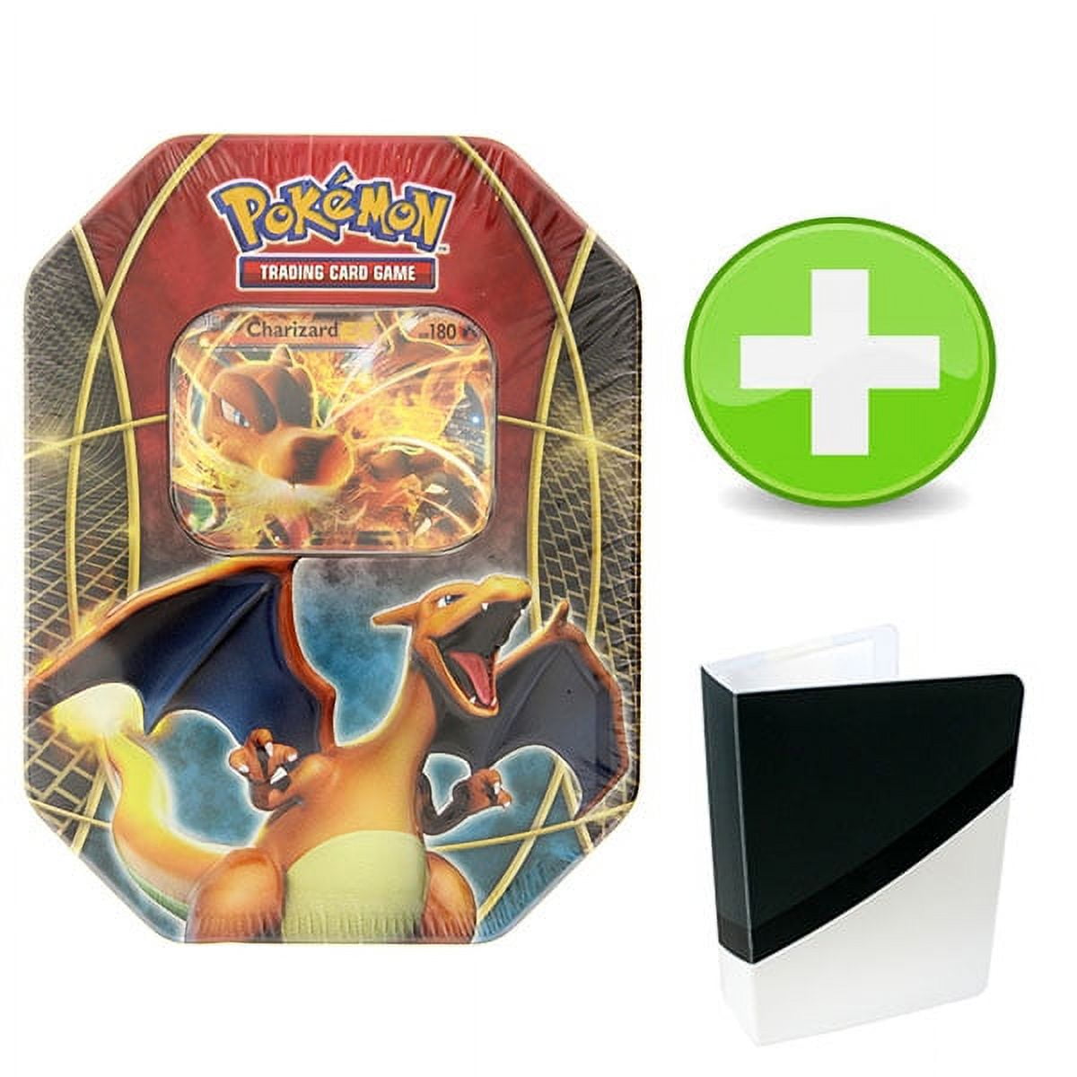 Pokemon Charizard EX Tin with 1 Ultra Ball Colorway Mini Binder ...