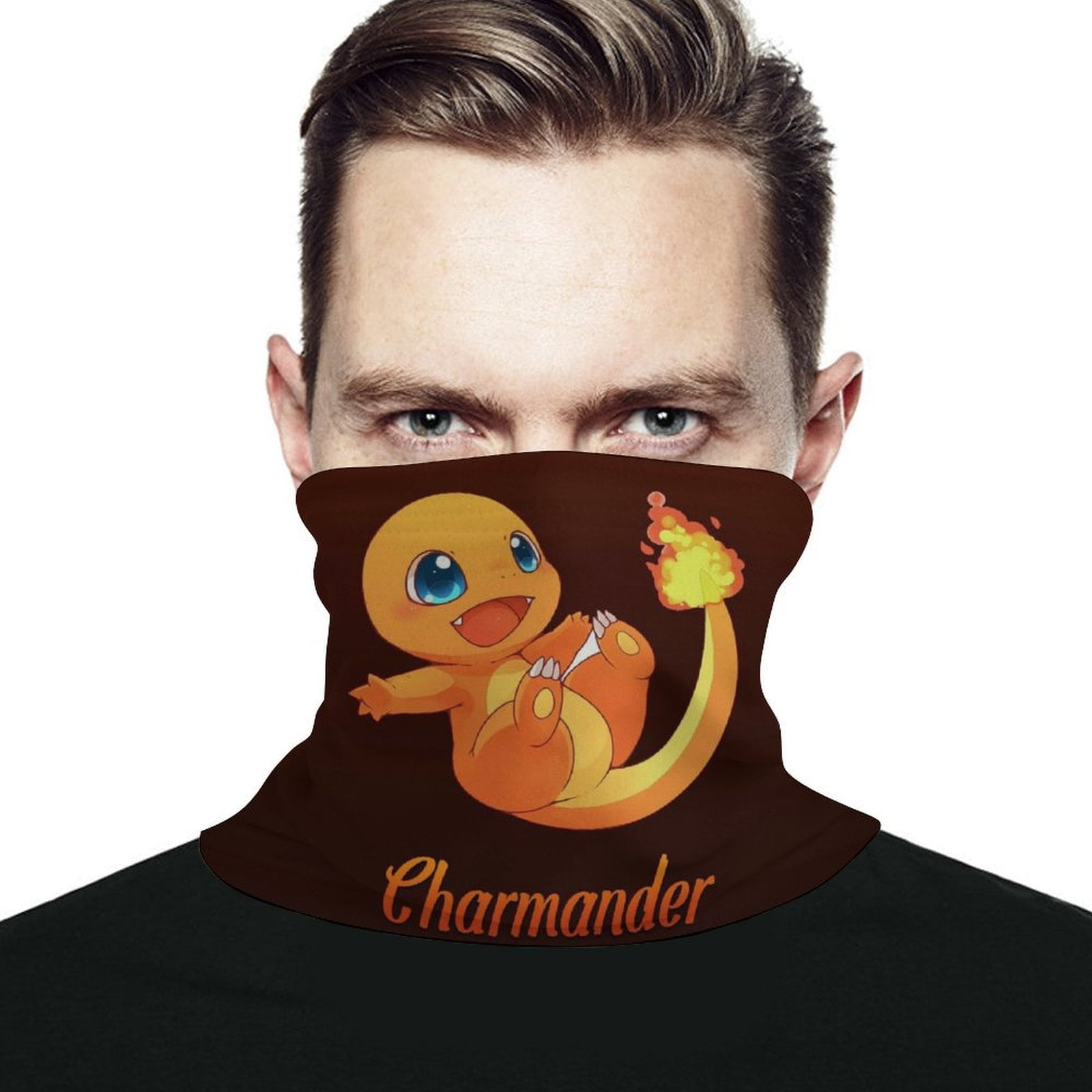 Pokemon Charizard Neck Gaiter Face Cover for Men Women Anti-static for ...