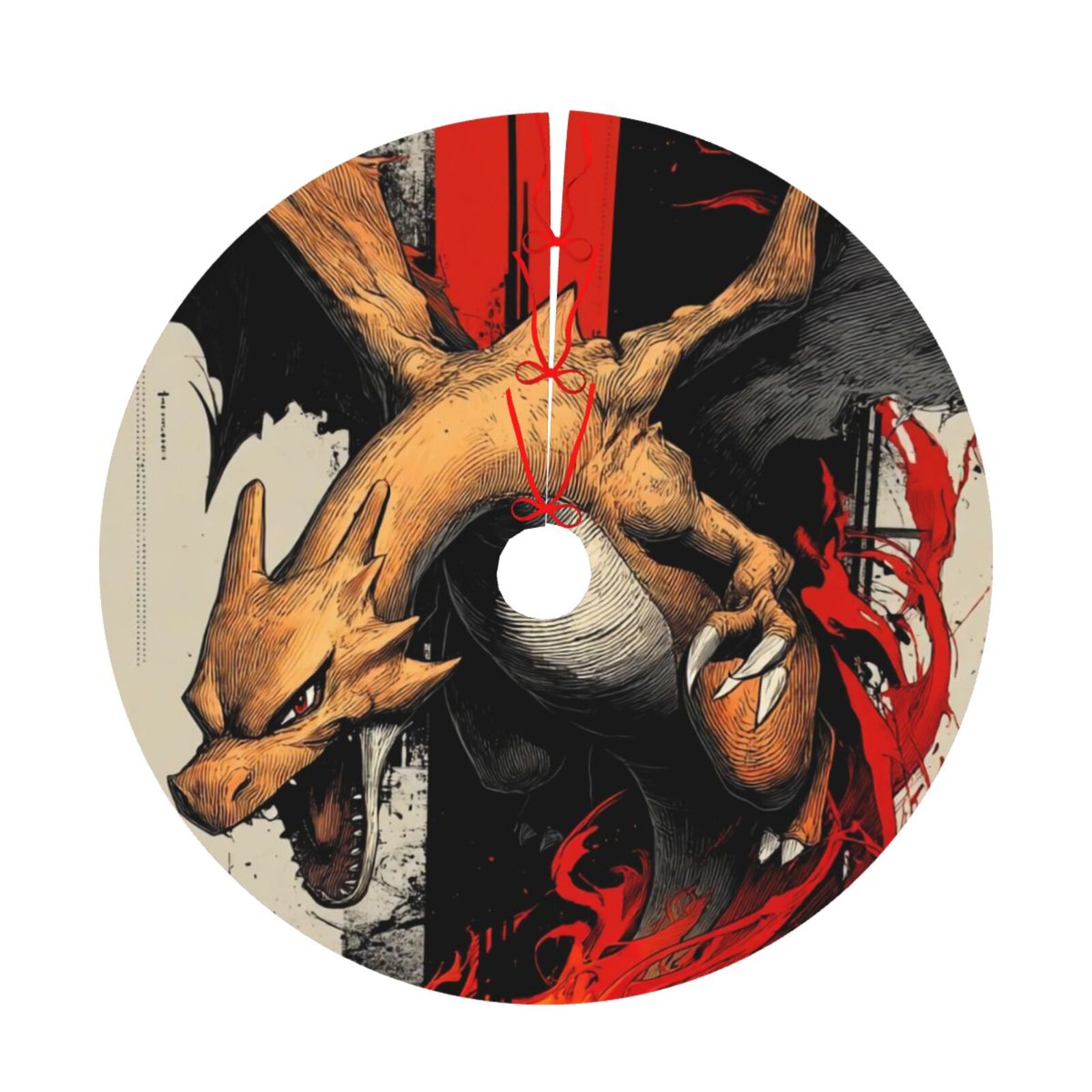 Pokemon Charizard Poster 36 Inch Christmas Tree Skirt,Christmas ...
