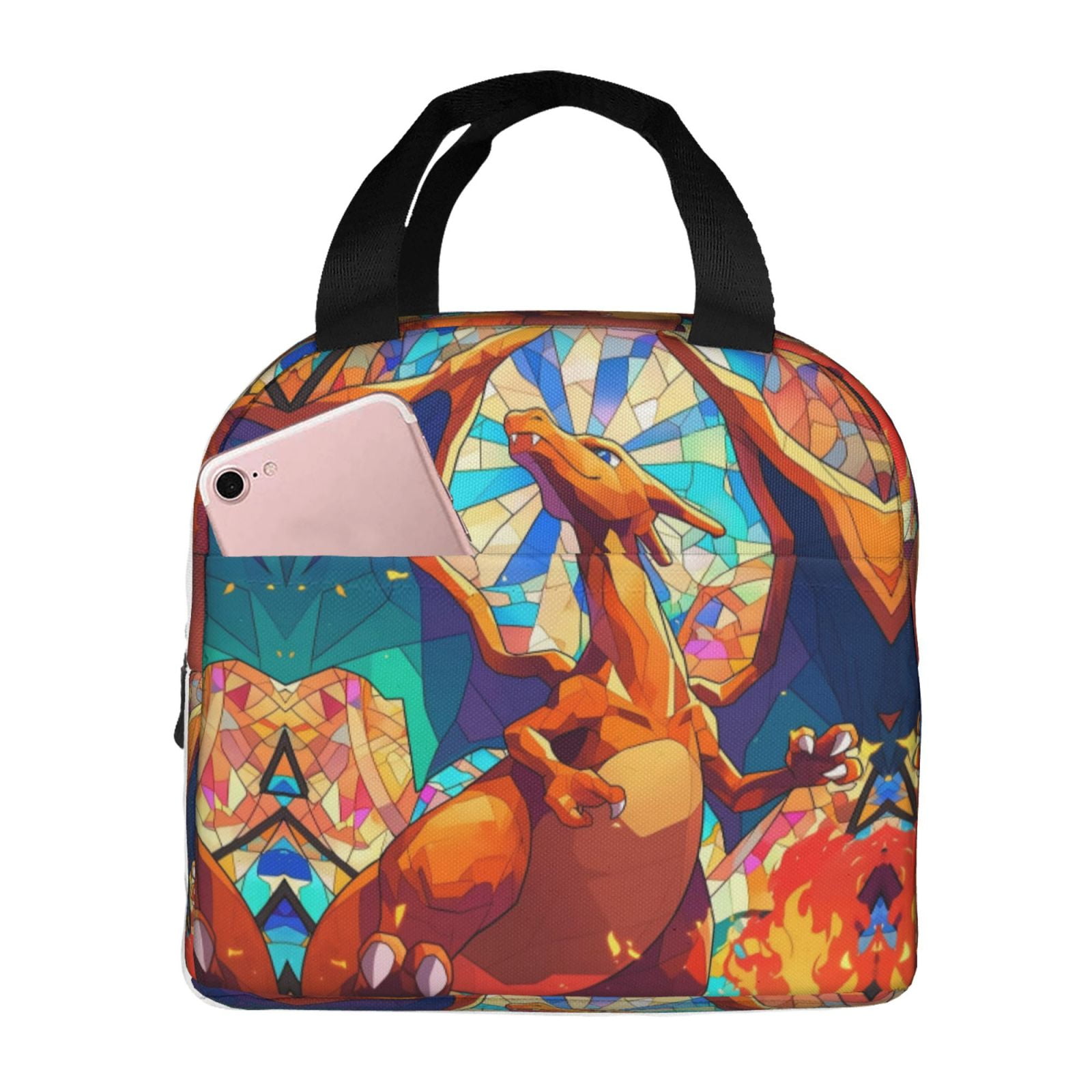 Pokemon Charizard Smiley Lunch Box for Women & Men Adult Insulated ...