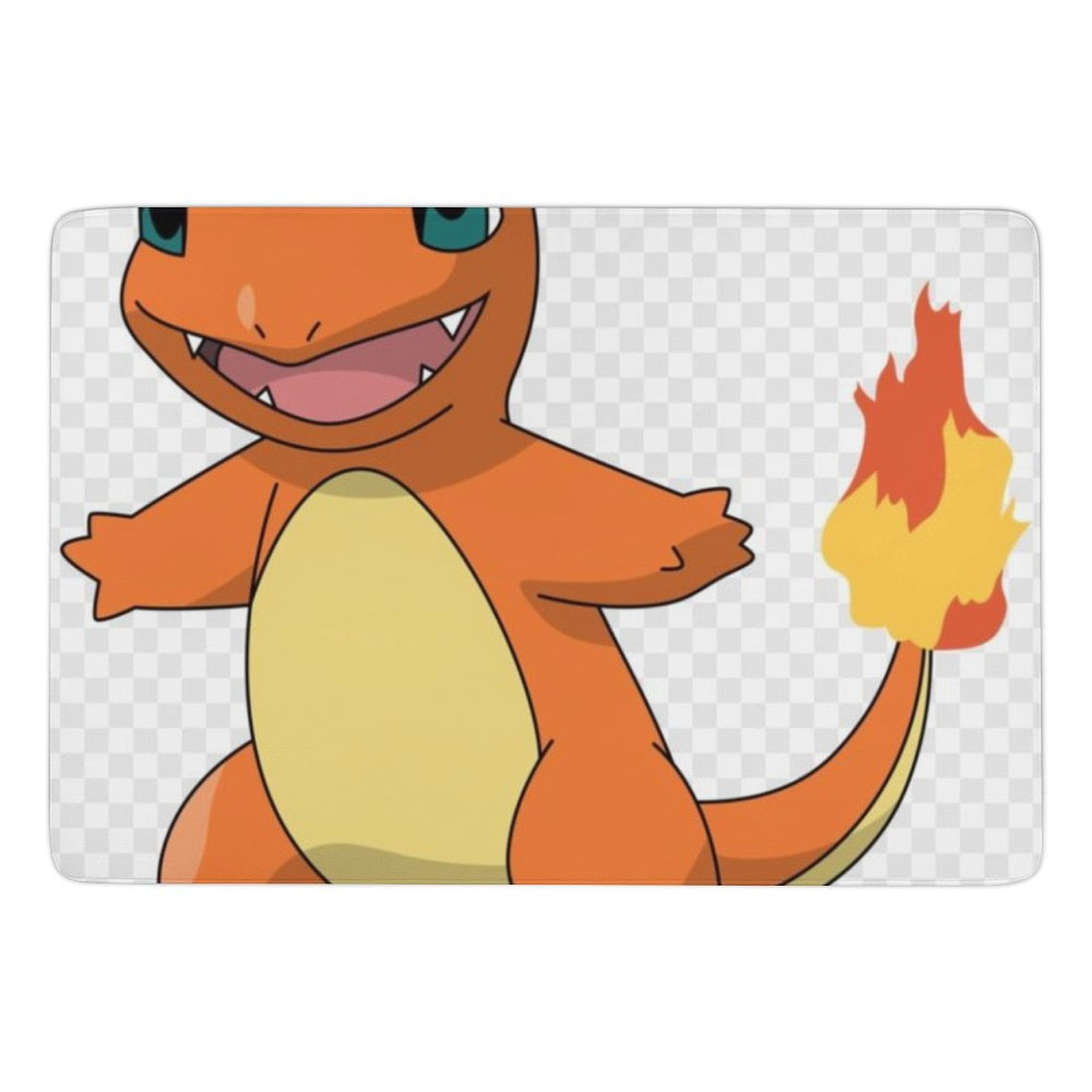 Pokemon Charizard Velvet Floor Mat，Washable Rug for Living Room ...