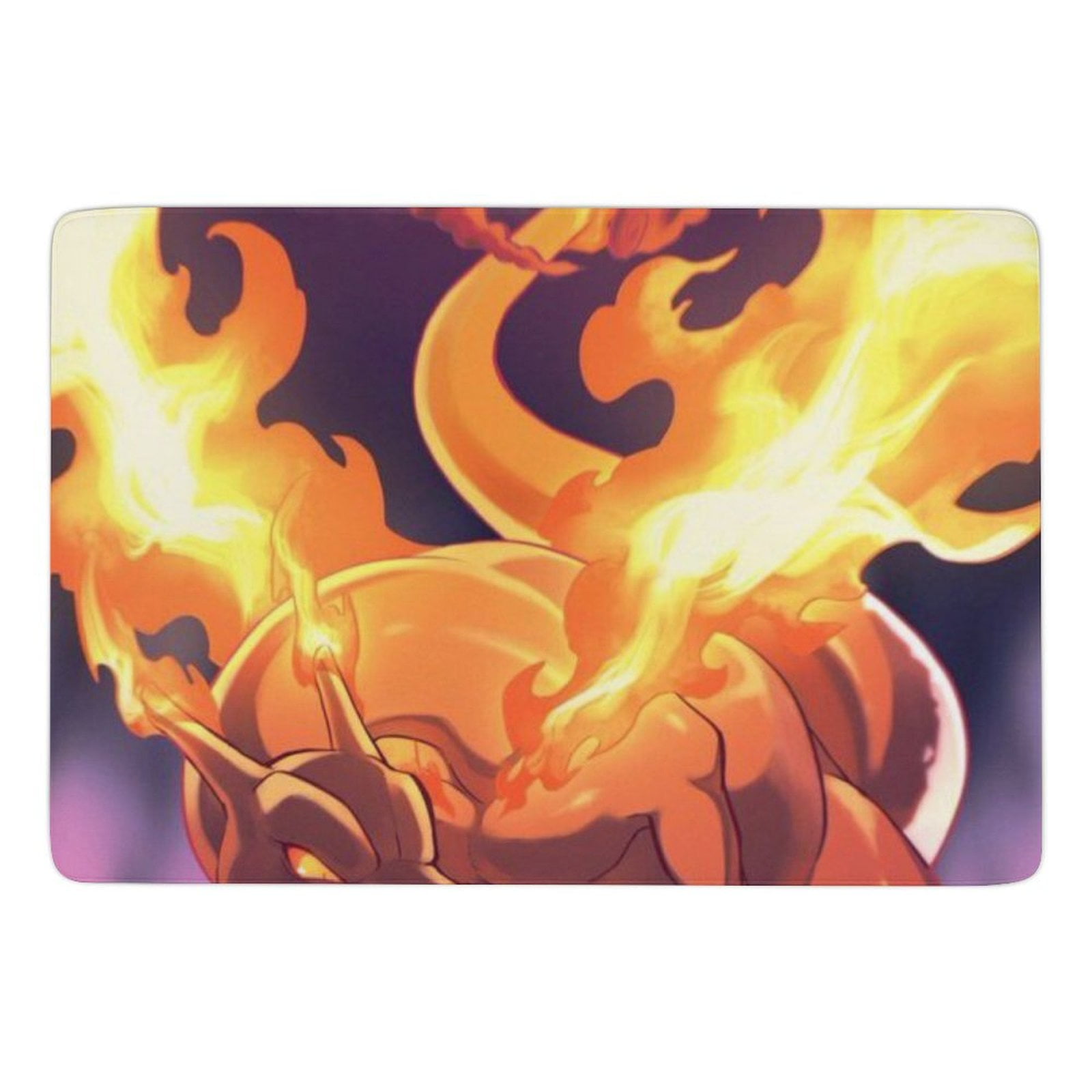 Pokemon Charizard Velvet Floor Mat，Washable Rug for Living Room ...