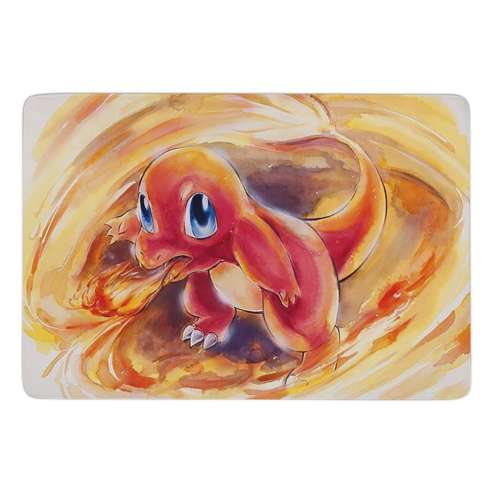 Pokemon Charizard Velvet Floor Mat，Washable Rug for Living Room ...
