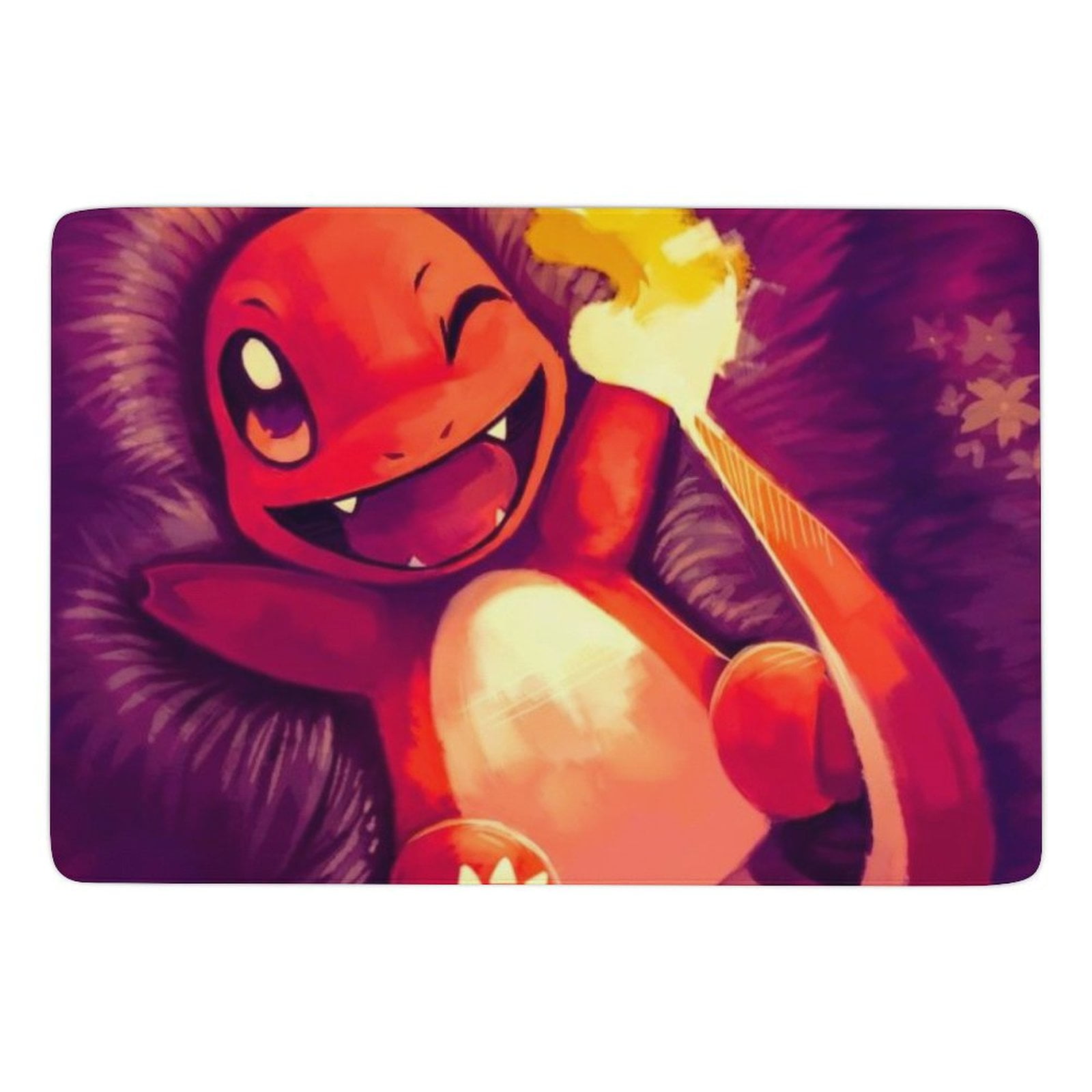 Pokemon Charizard Velvet Floor Mat，Washable Rug for Living Room ...