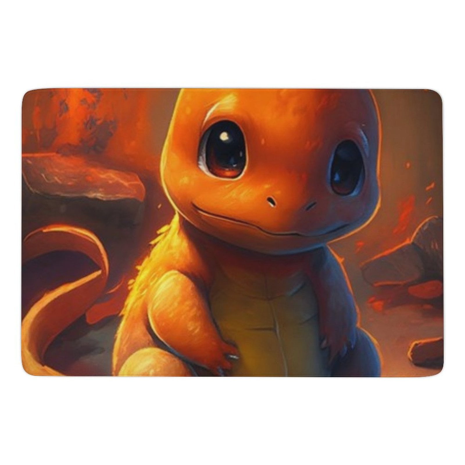 Pokemon Charizard Velvet Floor Mat，Washable Rug for Living Room ...