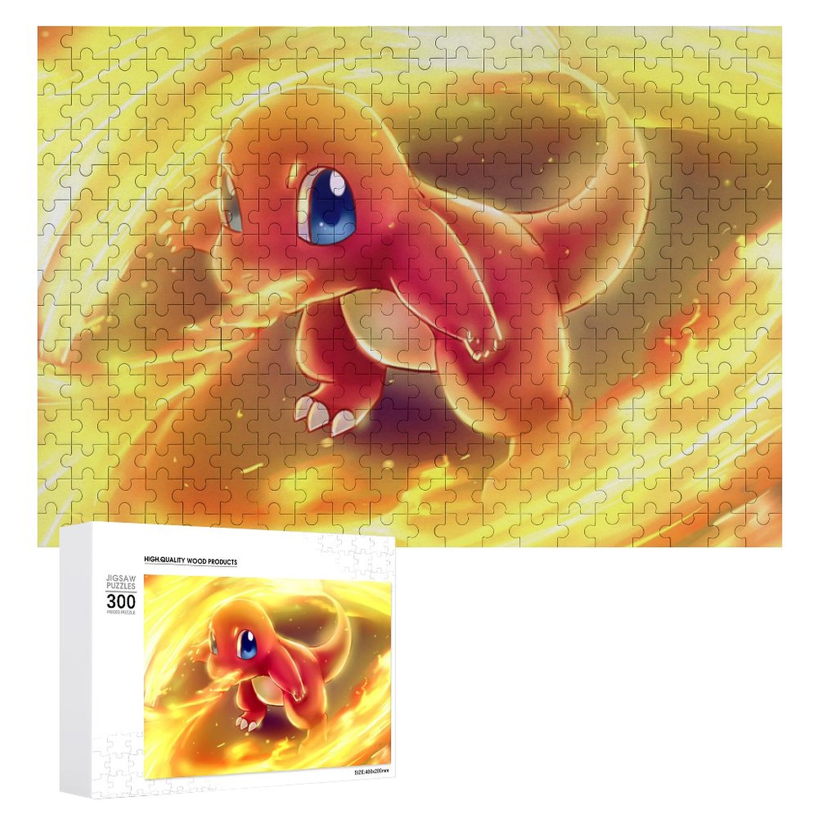 Pokemon_Charmander 300 Pieces Wooden Puzzles for Kids Adults Puzzles ...