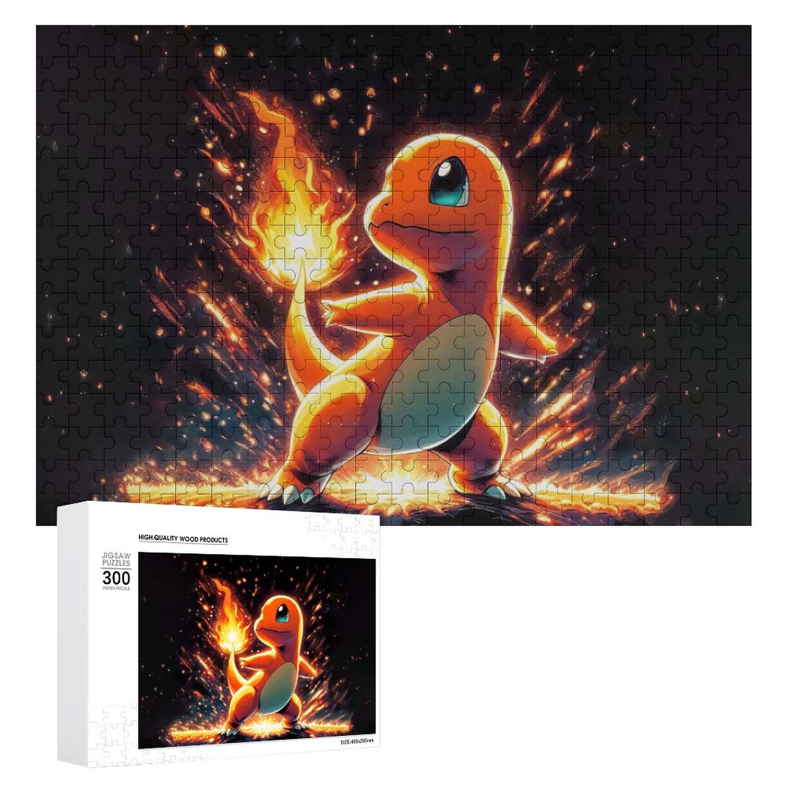Pokemon_Charmander 300 Pieces Wooden Puzzles for Kids Adults Puzzles ...
