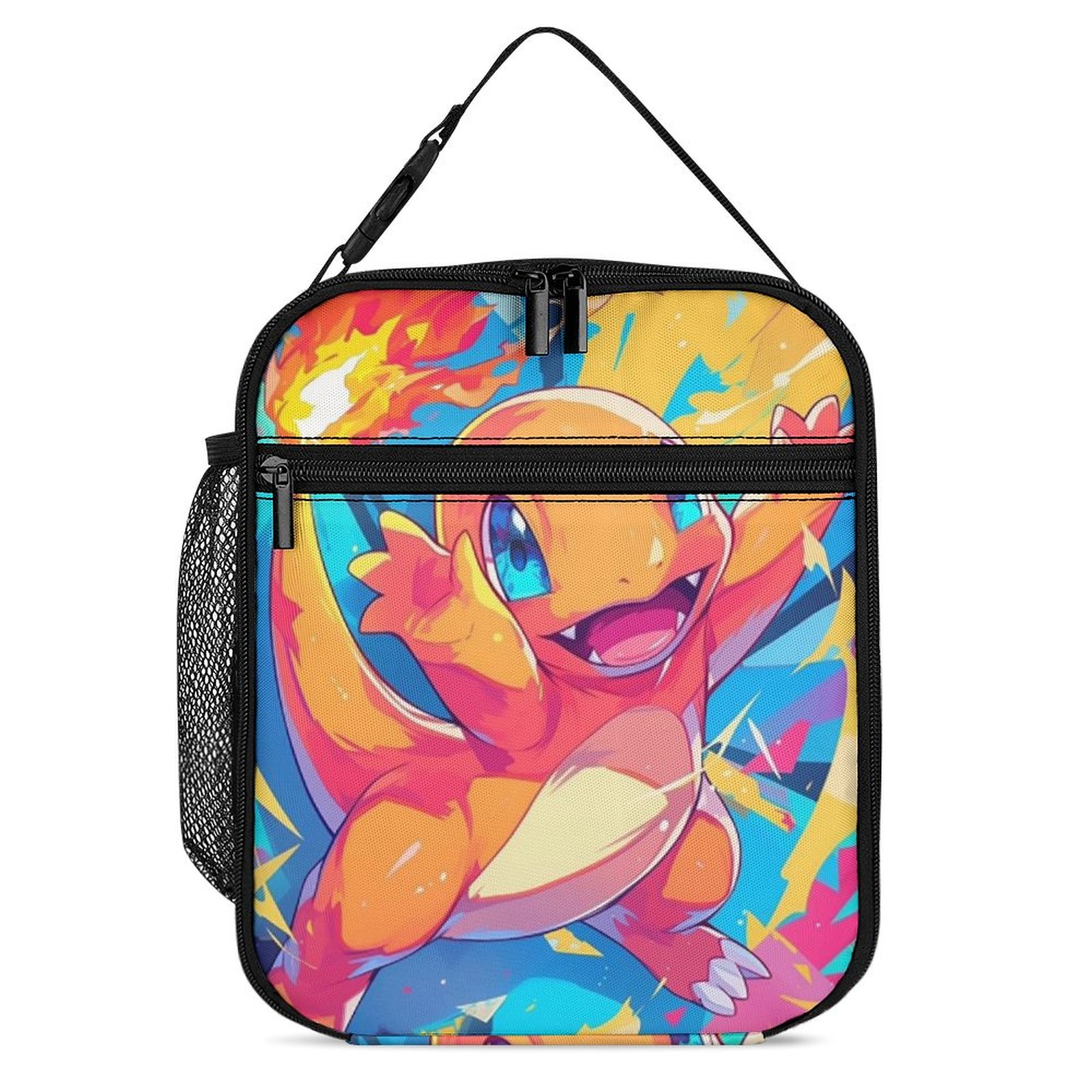 Pokemon_Charmander 3D Print Lunch Bag, Personalized Portable Insulated ...