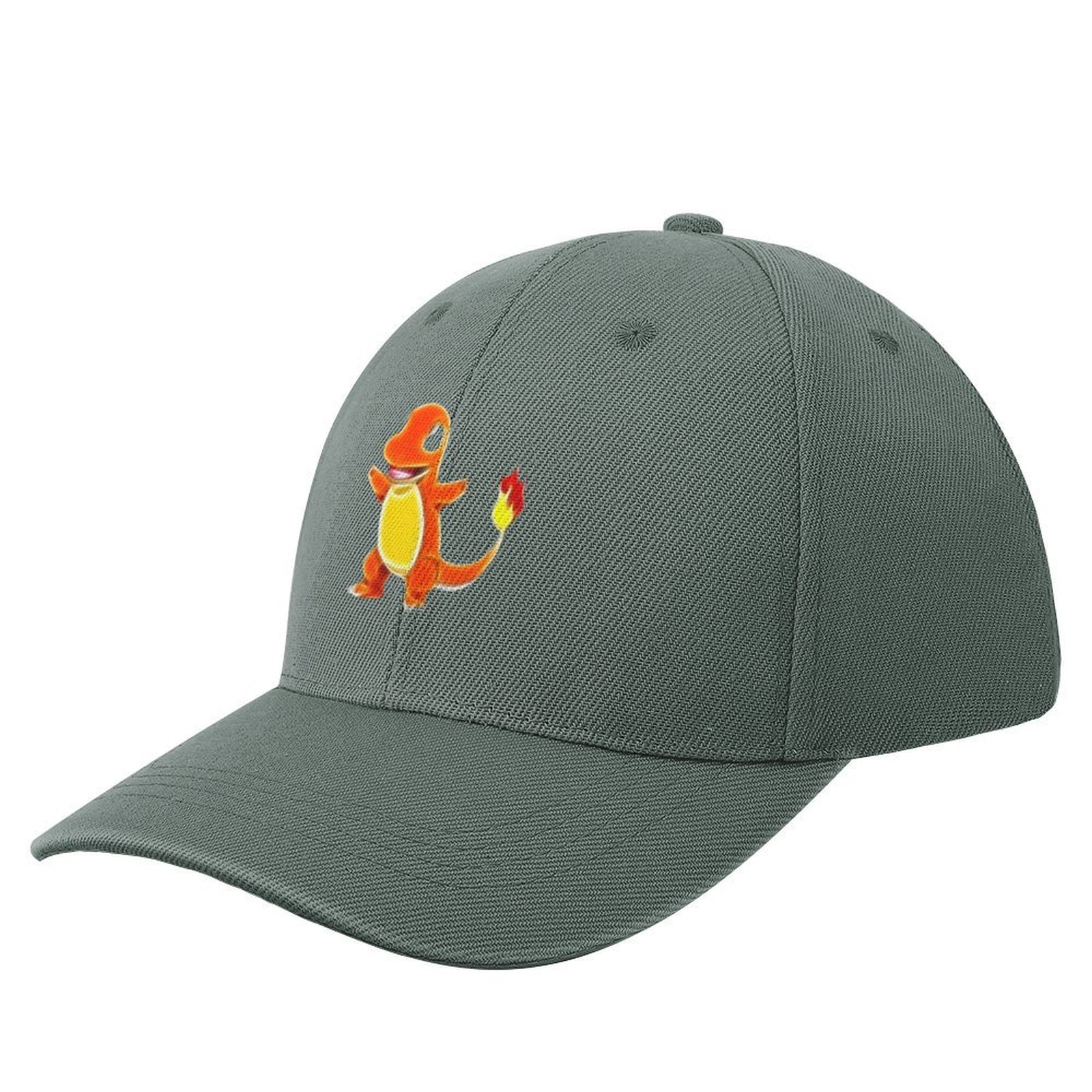 Pokemon Charmander Baseball Cap Cute Baseball Hat Adjustable Cartoon ...