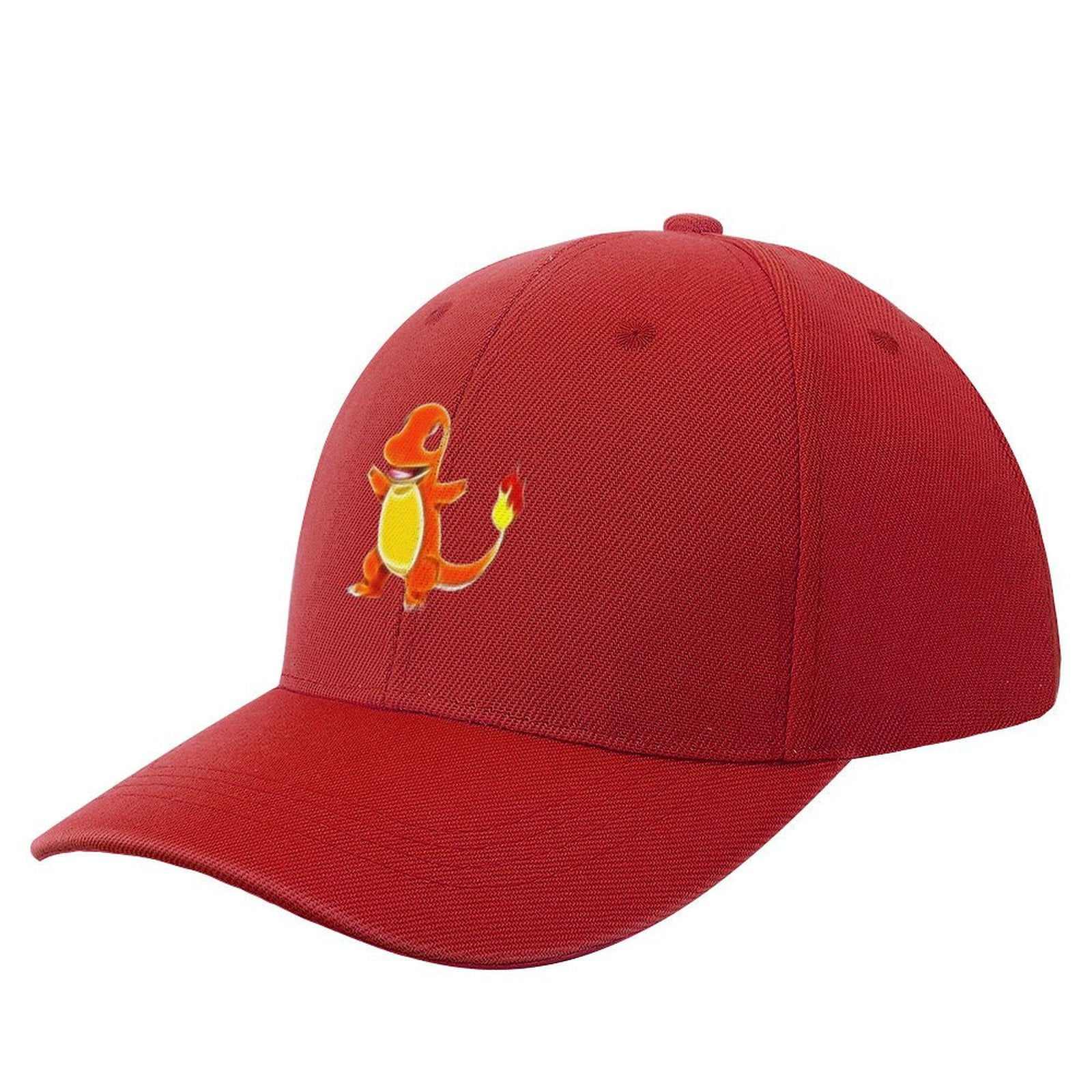 Pokemon Charmander Baseball Cap Cute Baseball Hat Adjustable Cartoon ...