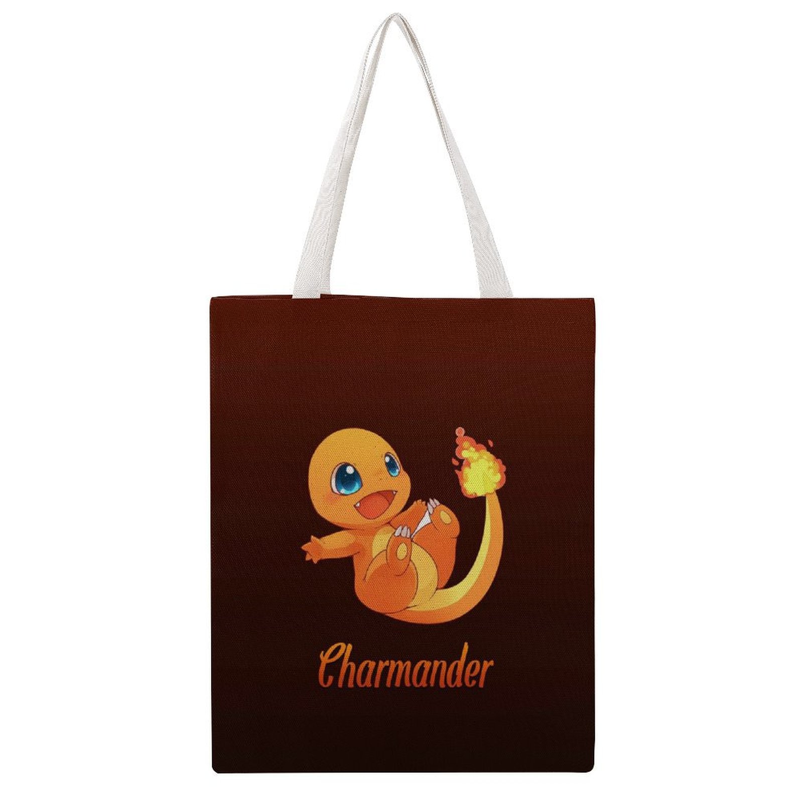 Pokemon Charmander Canvas Tote Bag Beautiful Cute Shopping Tote Bag ...
