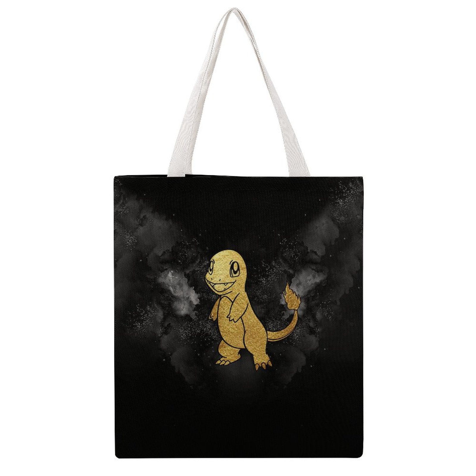 Pokemon Charmander Canvas Tote Bag Reusable Tote Shoulder Bag Casual ...