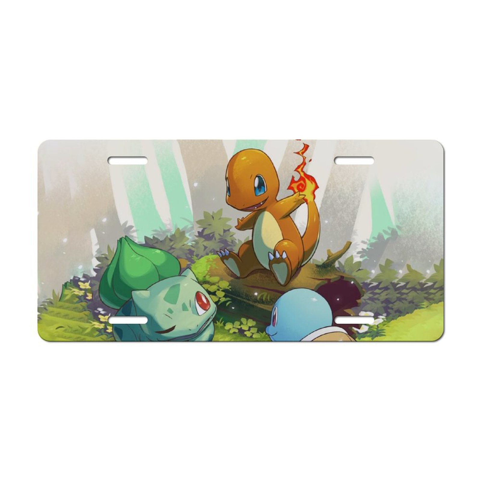 Pokemon_Charmander Car License Plate Cute Anime License Plate Covers ...