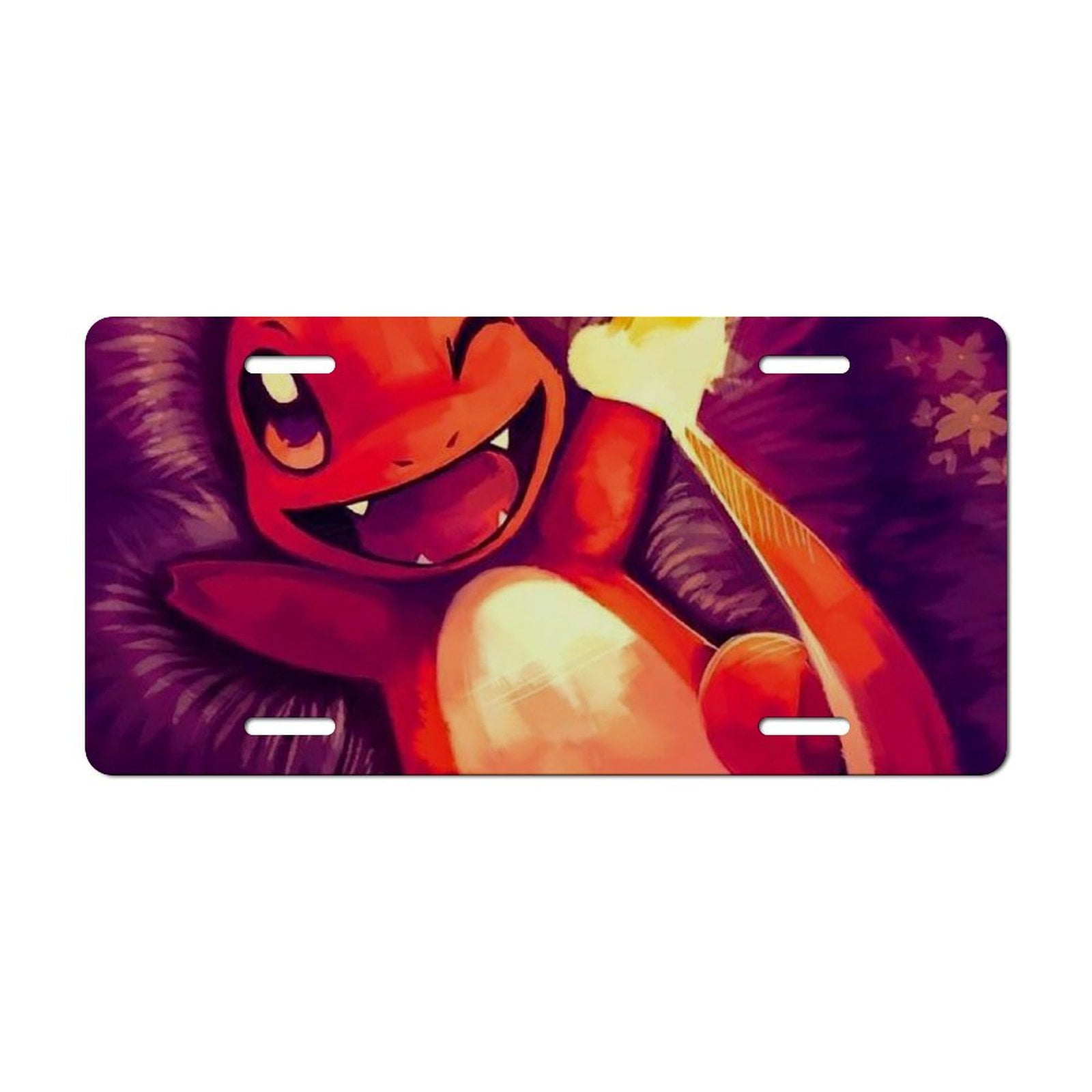 Pokemon_Charmander Car License Plate Cute Anime License Plate Covers ...