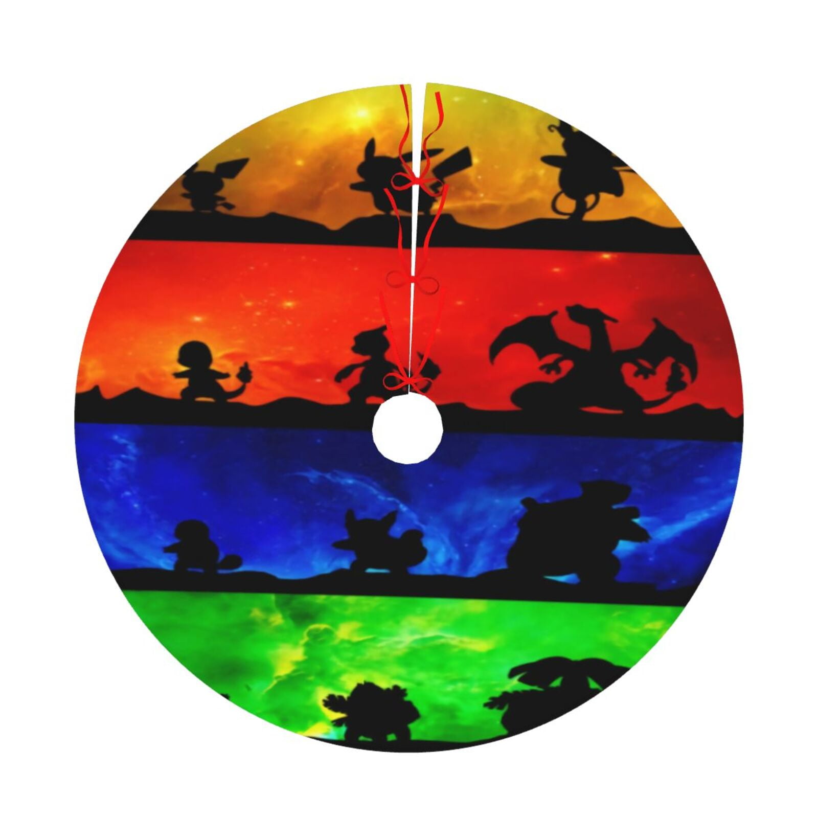 Pokemon Charmander Charizard Squirtle Bulbasaur 48 Inch Christmas Tree ...