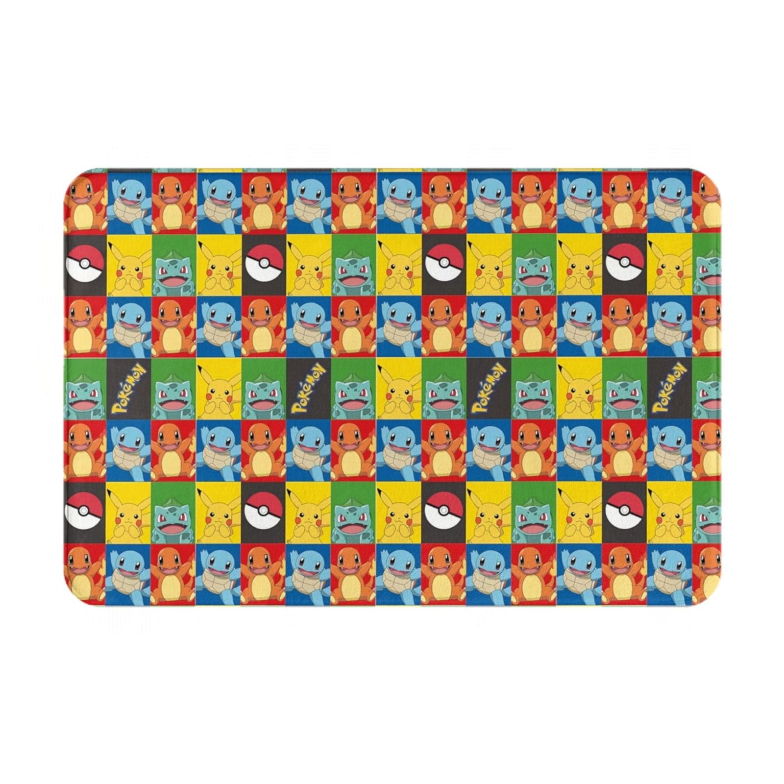 Pokemon Charmander Charizard Squirtle Bulbasaur Bathroom Rugs,Bath Mat ...