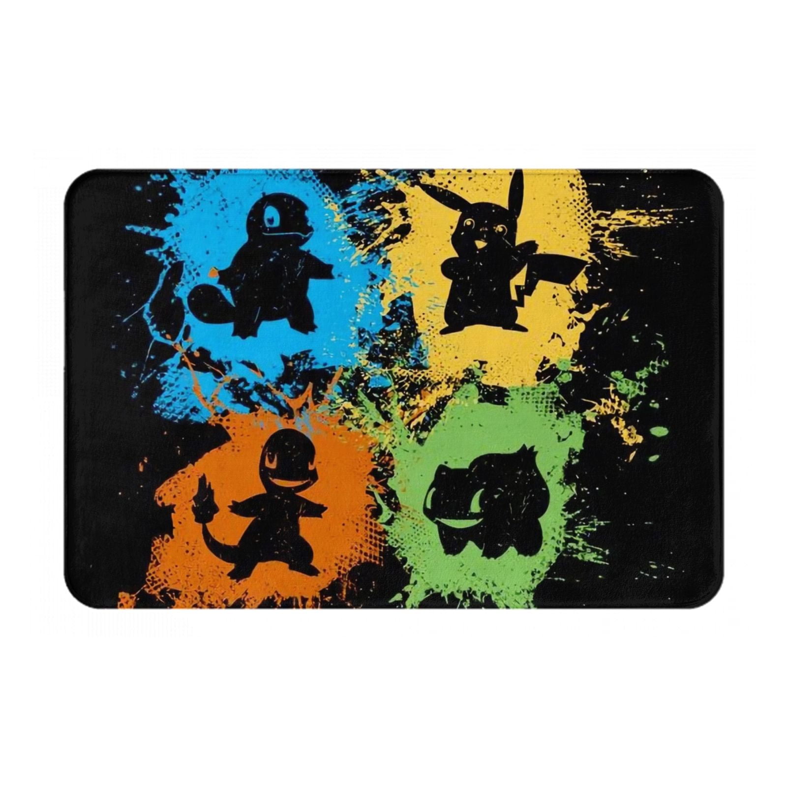 Pokemon Charmander Charizard Squirtle Bulbasaur Bathroom Rugs,Door Mat ...