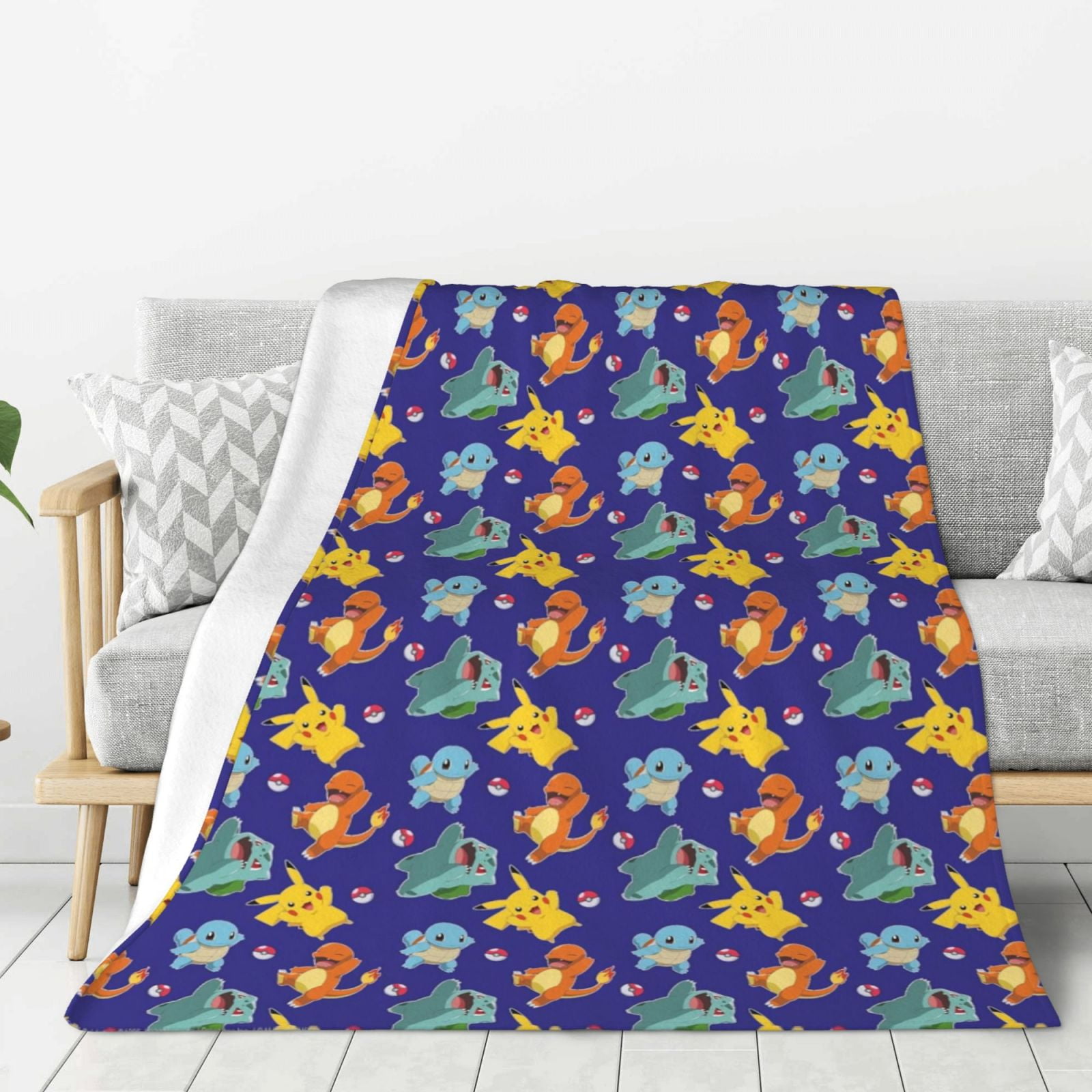 Pokemon Charmander Charizard Squirtle Bulbasaur Blanket,Throw Blanket ...