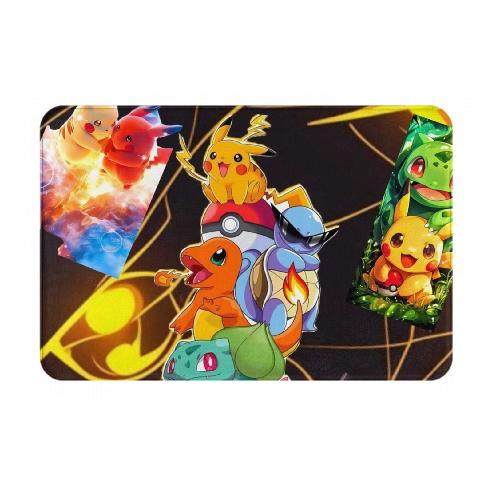 Pokemon Charmander Charizard Squirtle Bulbasaur Door Mat For Indoor ...