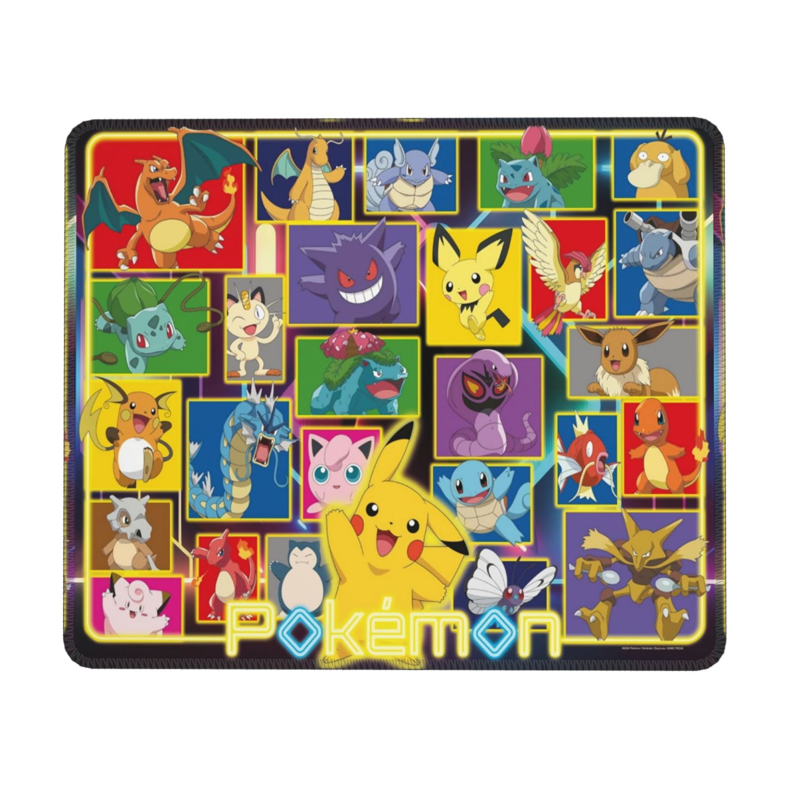 Pokemon Charmander Charizard Squirtle Bulbasaur Square Mouse Pad,Mouse ...