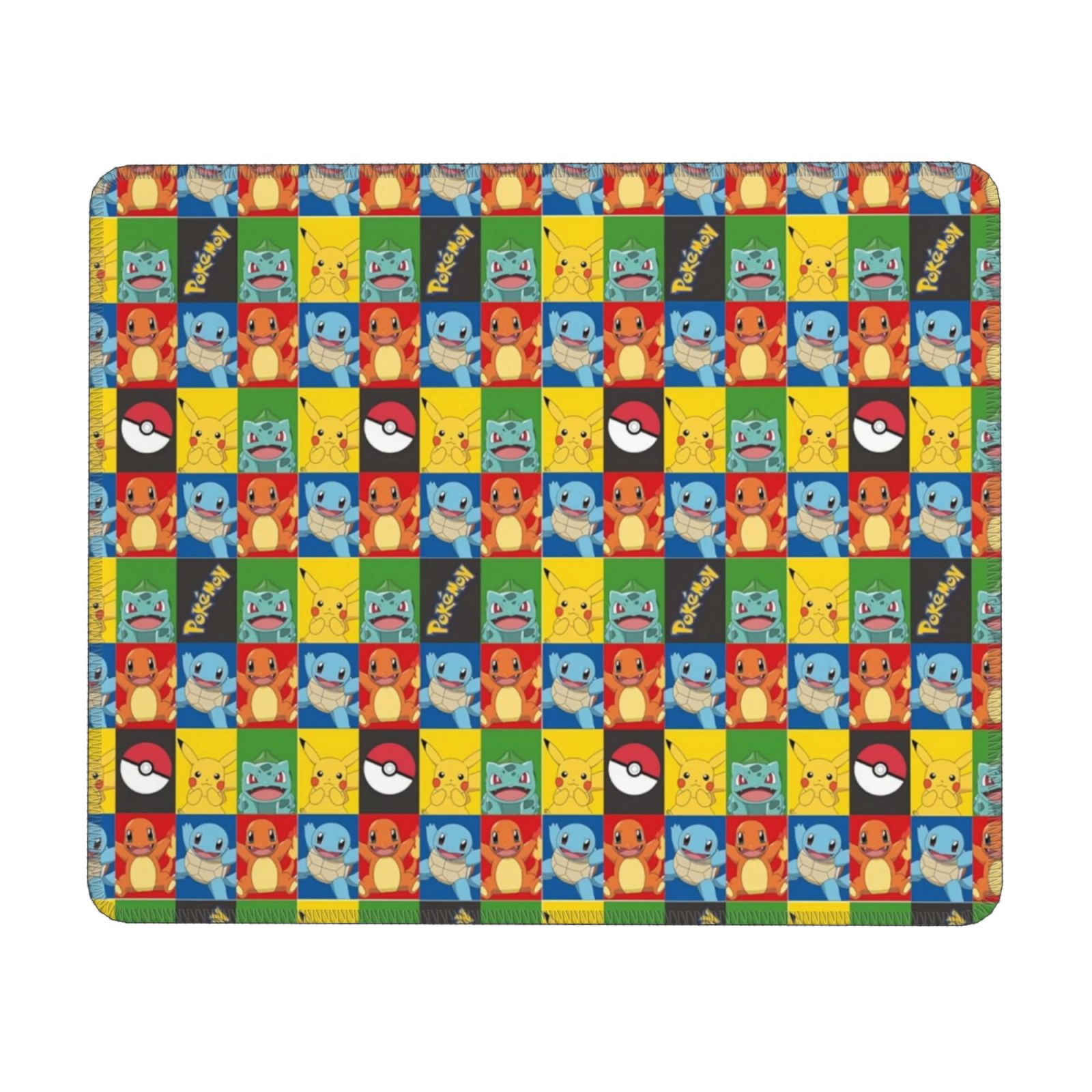 Pokemon Charmander Charizard Squirtle Bulbasaur Square Mouse Pad with ...