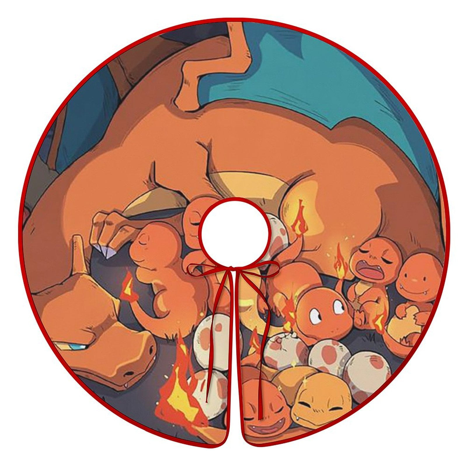 Pokemon_Charmander Christmas Tree Skirt 36 Inches, Merry Christmas Tree ...