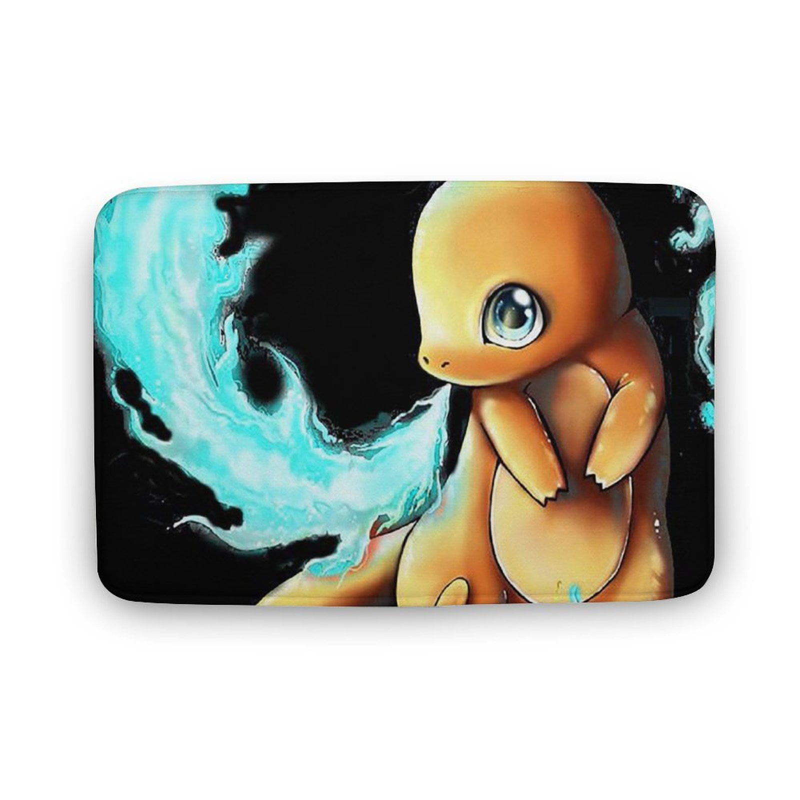 Pokemon_Charmander Coral Velvet Bath Mat Rug, Comfortable, Soft, Super ...