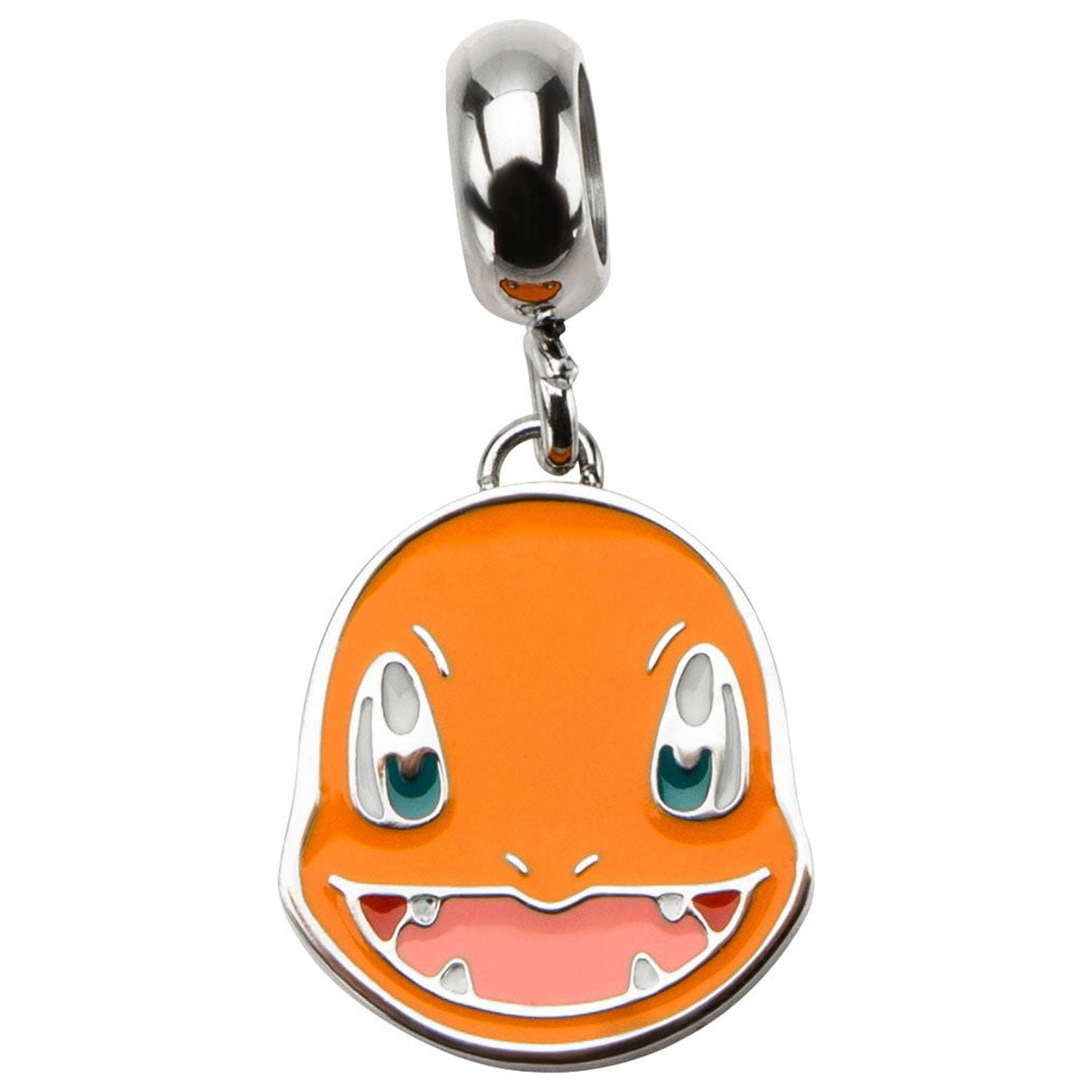 Pokemon Charmander Face Dangle Bead Stainless Steel Charm - Walmart.com