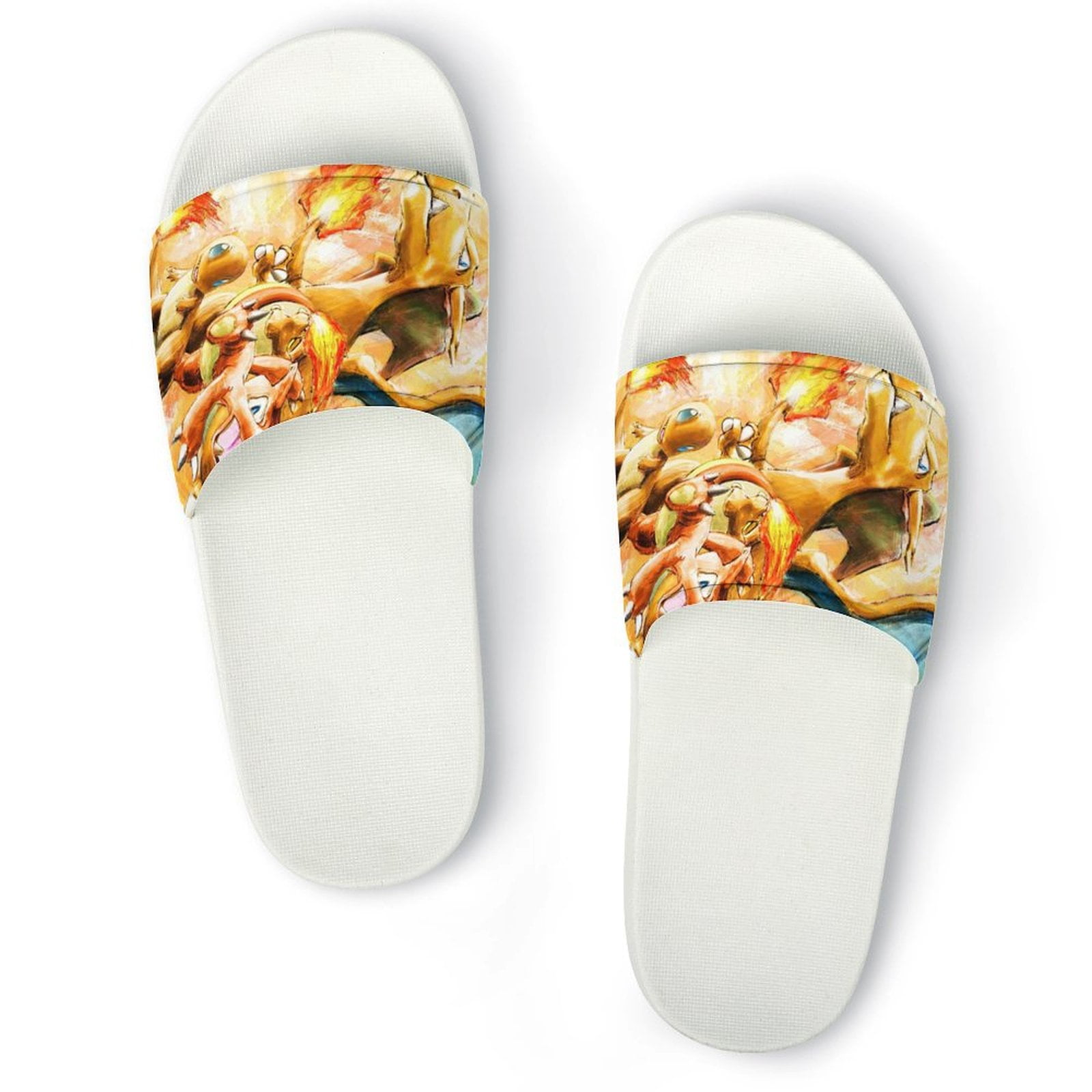 Pokemon Charmander House Slides Non Slip Quick Drying Shower Sandals ...