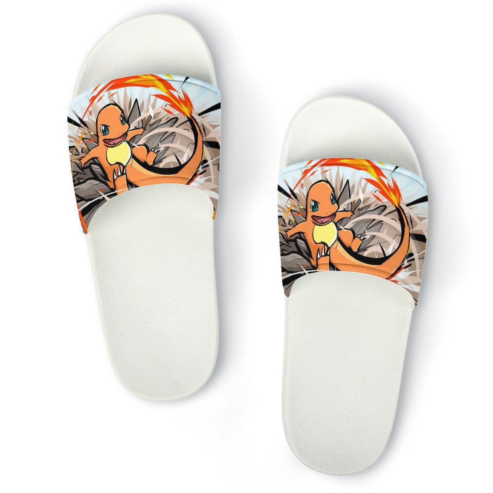 Pokemon Charmander House Slides Non Slip Quick Drying Shower Sandals ...