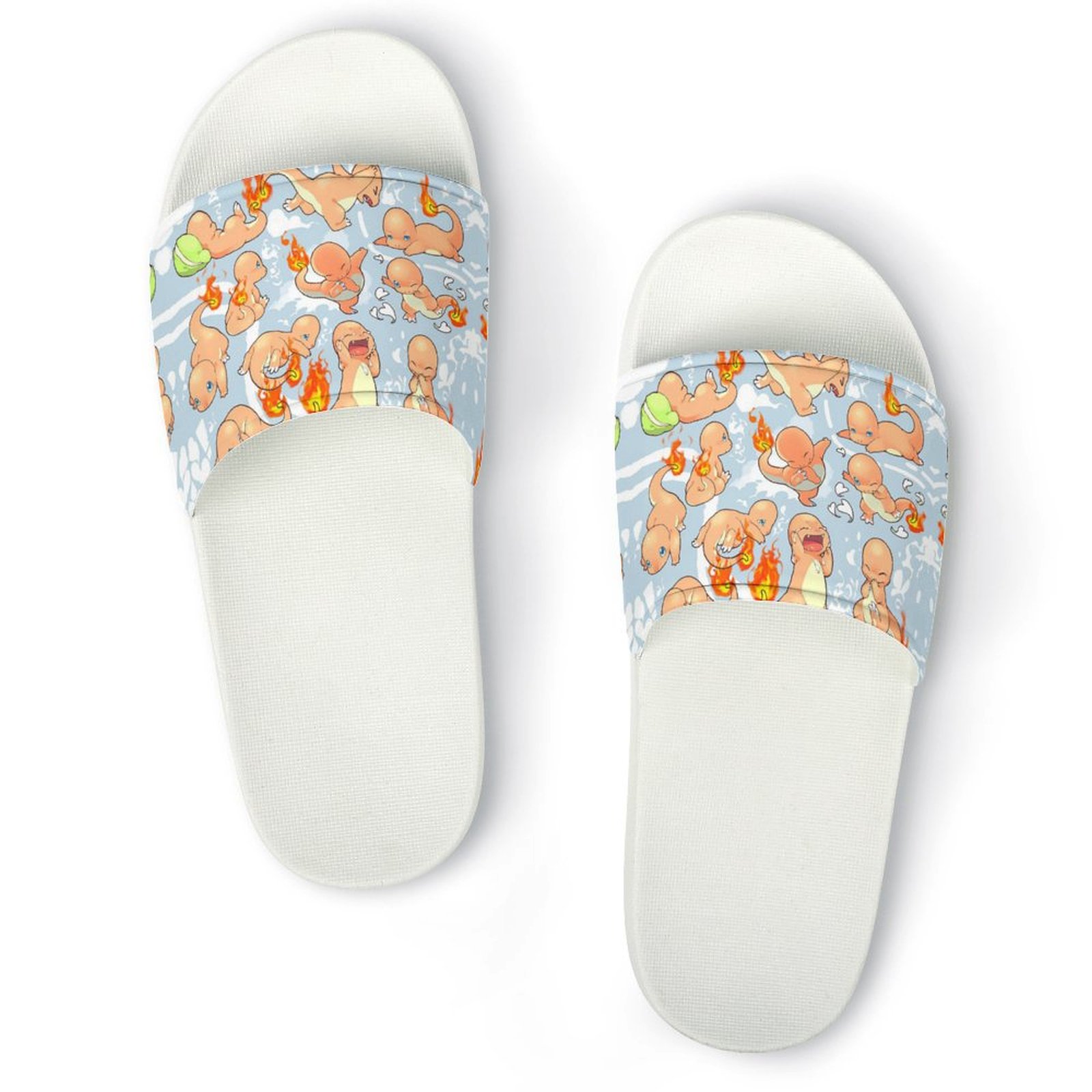 Pokemon Charmander House Slides Non Slip Quick Drying Shower Sandals ...
