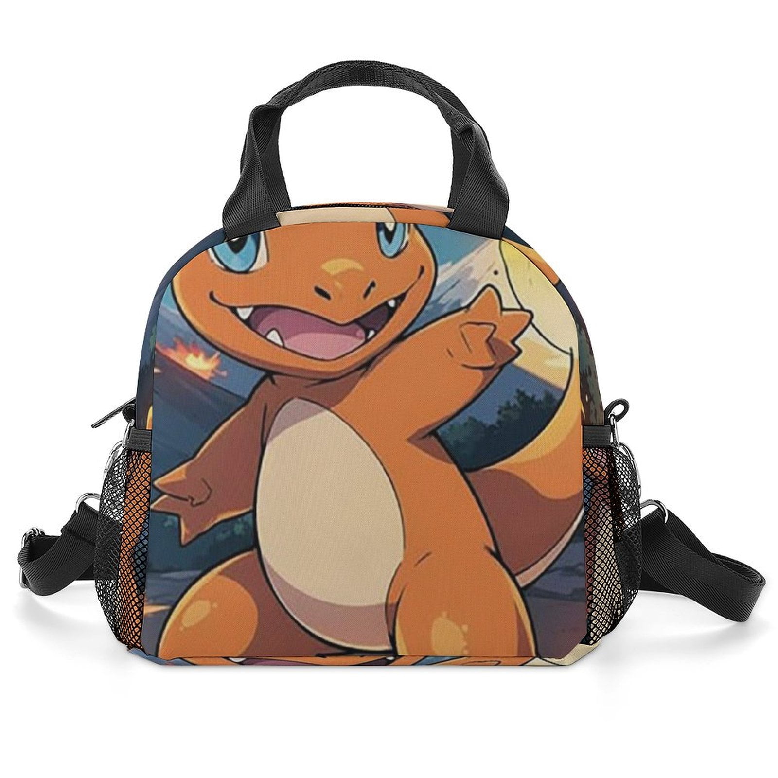 Pokemon_Charmander Insulated Reusable Lunch Bag Cute Small Lunchbox ...