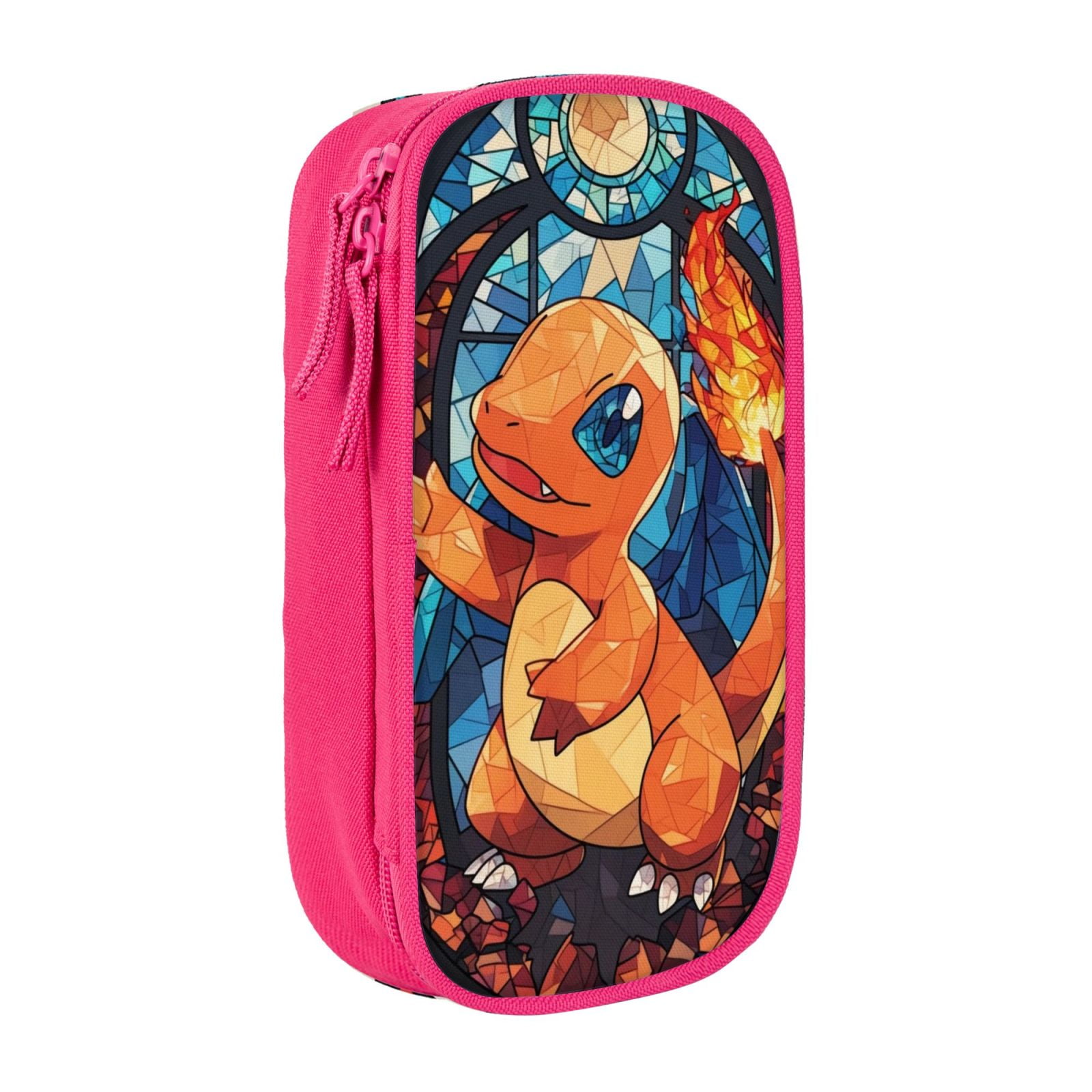 Pokemon Charmander Pencil Case,Big Capacity Pencil Pouch Stationery Pen ...