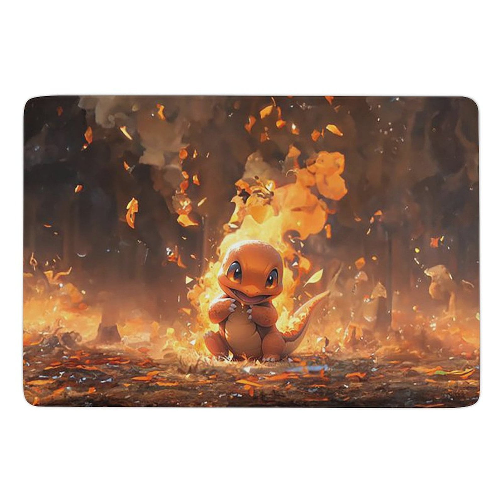Pokemon_Charmander Retro Game Area Rug Durable and Stylish Floor Mat ...