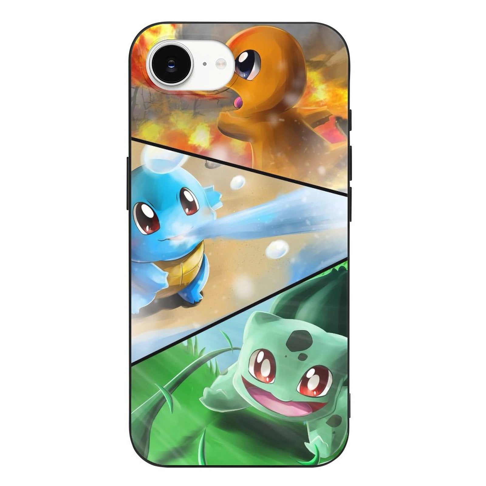Pokemon-Charmander Squirtle Bulbasaur Compatible with iPhone 16 E Case ...
