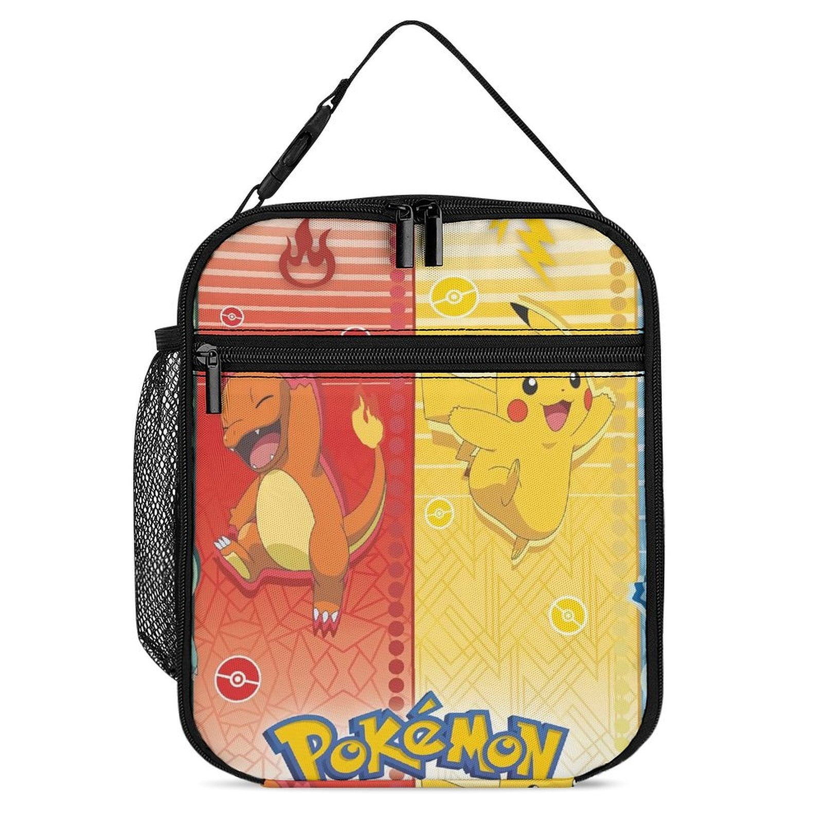 Pokemon Charmander Squirtle Bulbasaur Insulated Lunch Boxes for Women ...