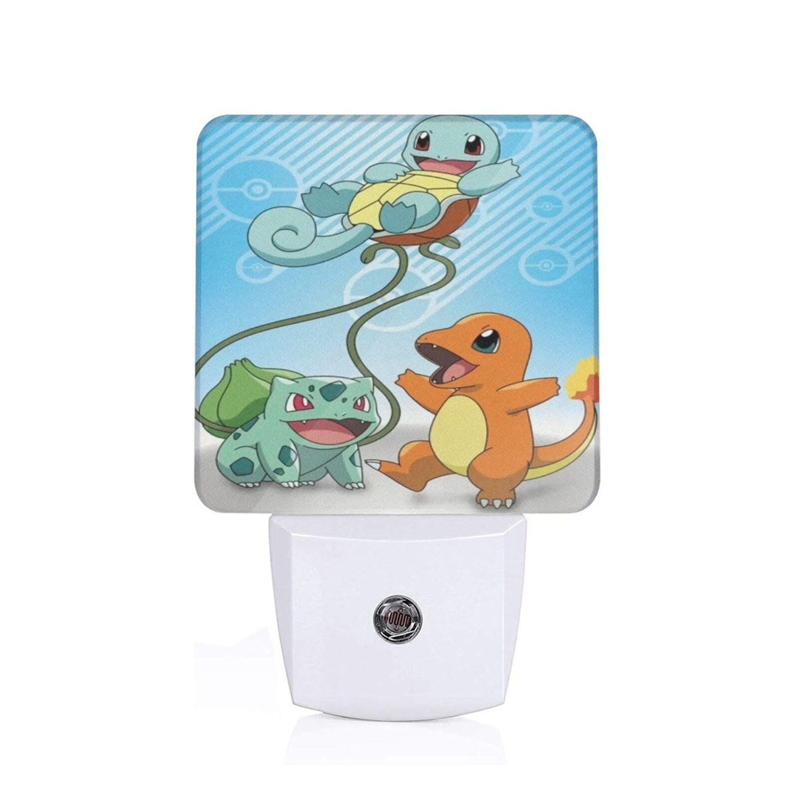 Pokemon Charmander Squirtle Bulbasaur LED Plug-in Night Light for Kids ...