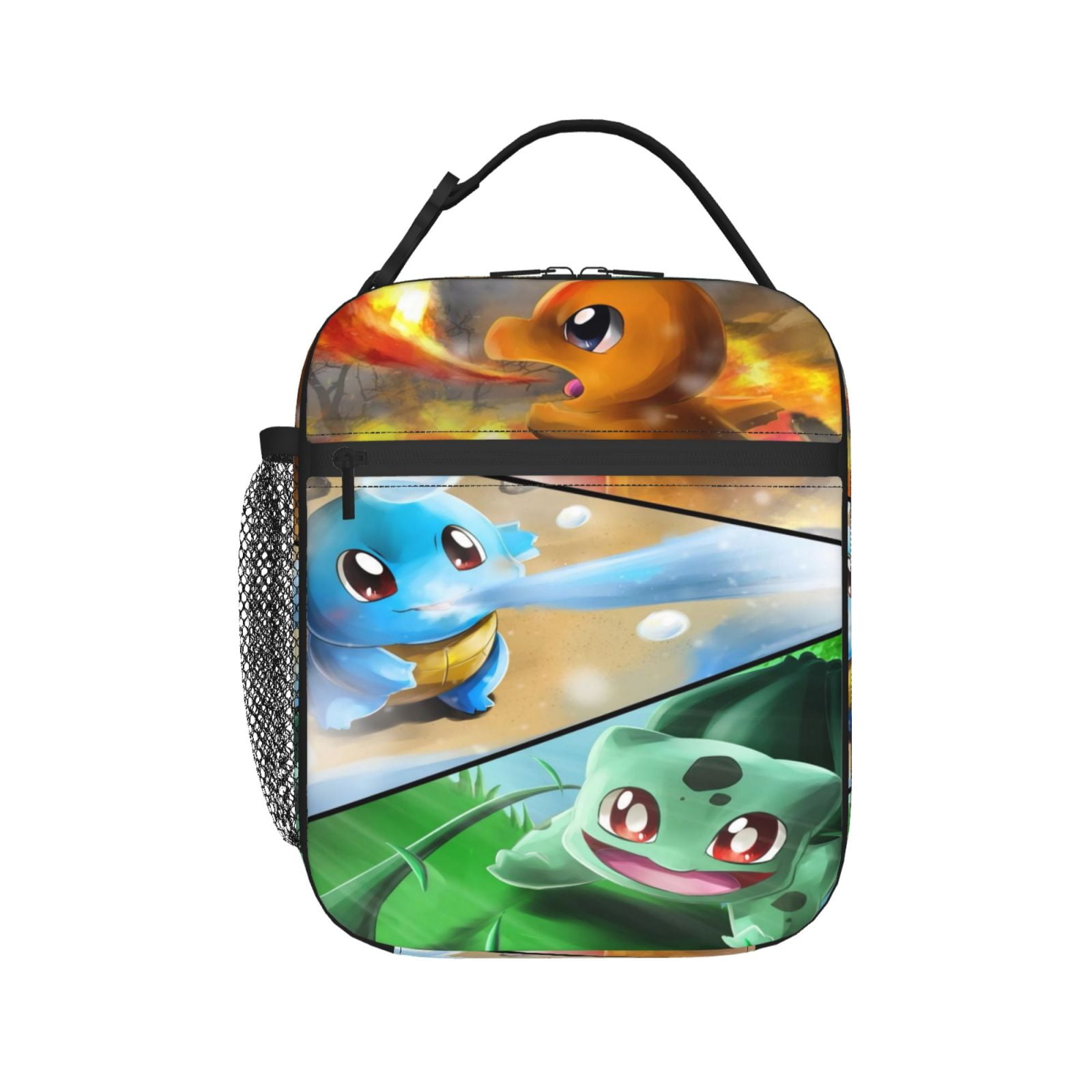 Pokemon-Charmander Squirtle Bulbasaur Lunch Box for Men,Pokemon ...