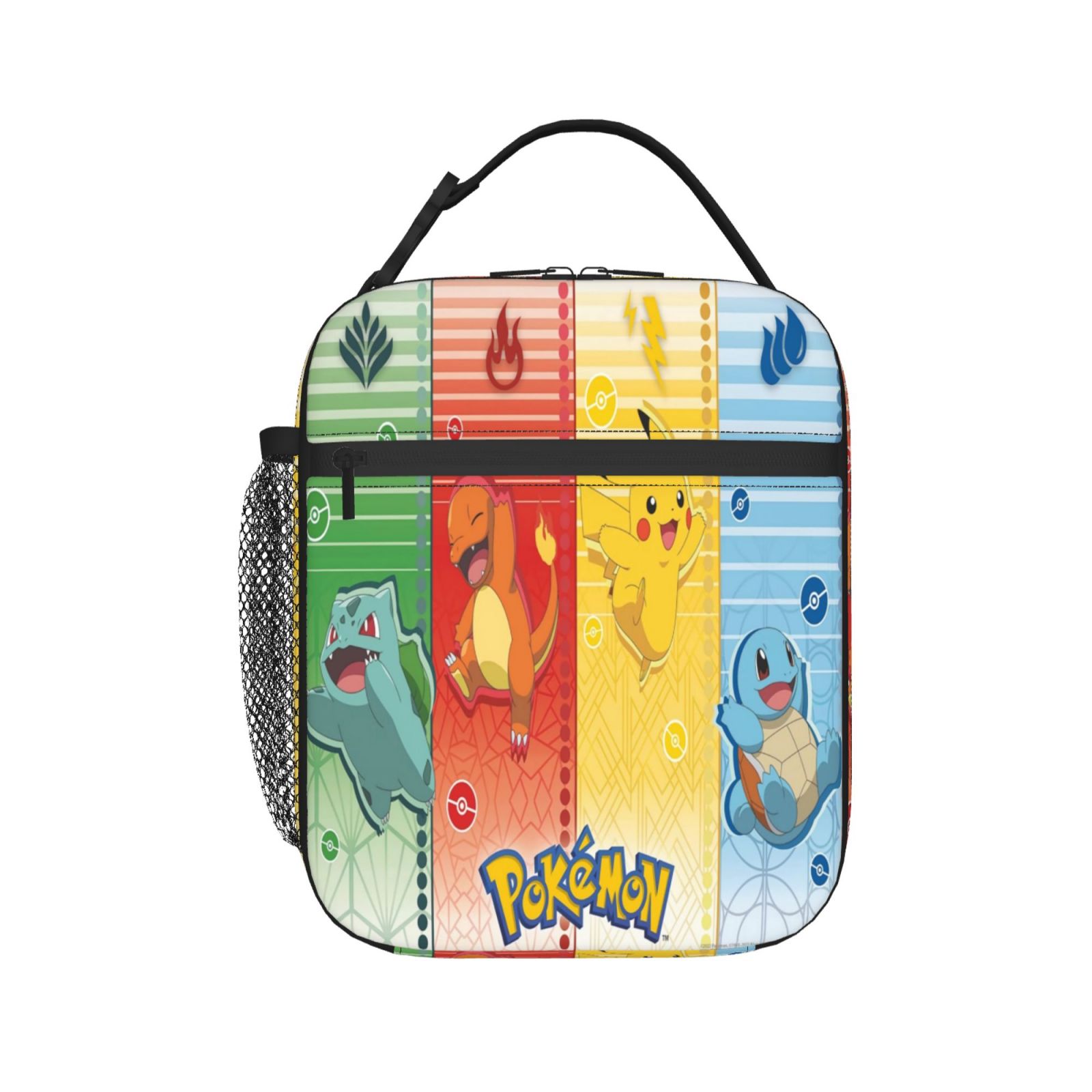 Pokemon Charmander Squirtle Bulbasaur Lunch Box for Women/Men,Insulated ...