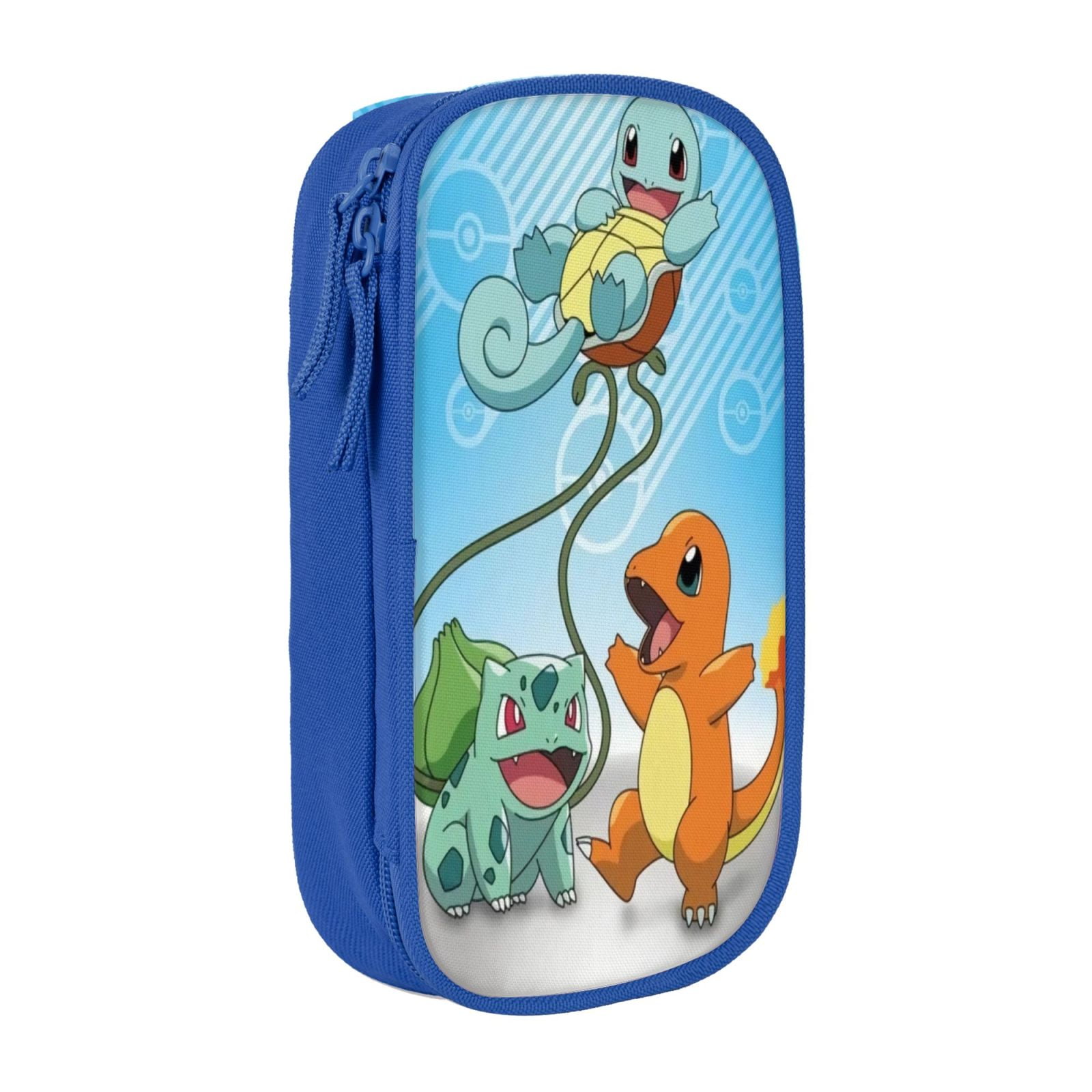 Pokemon Charmander Squirtle Bulbasaur Pencil Case,Big Capacity Pencil ...