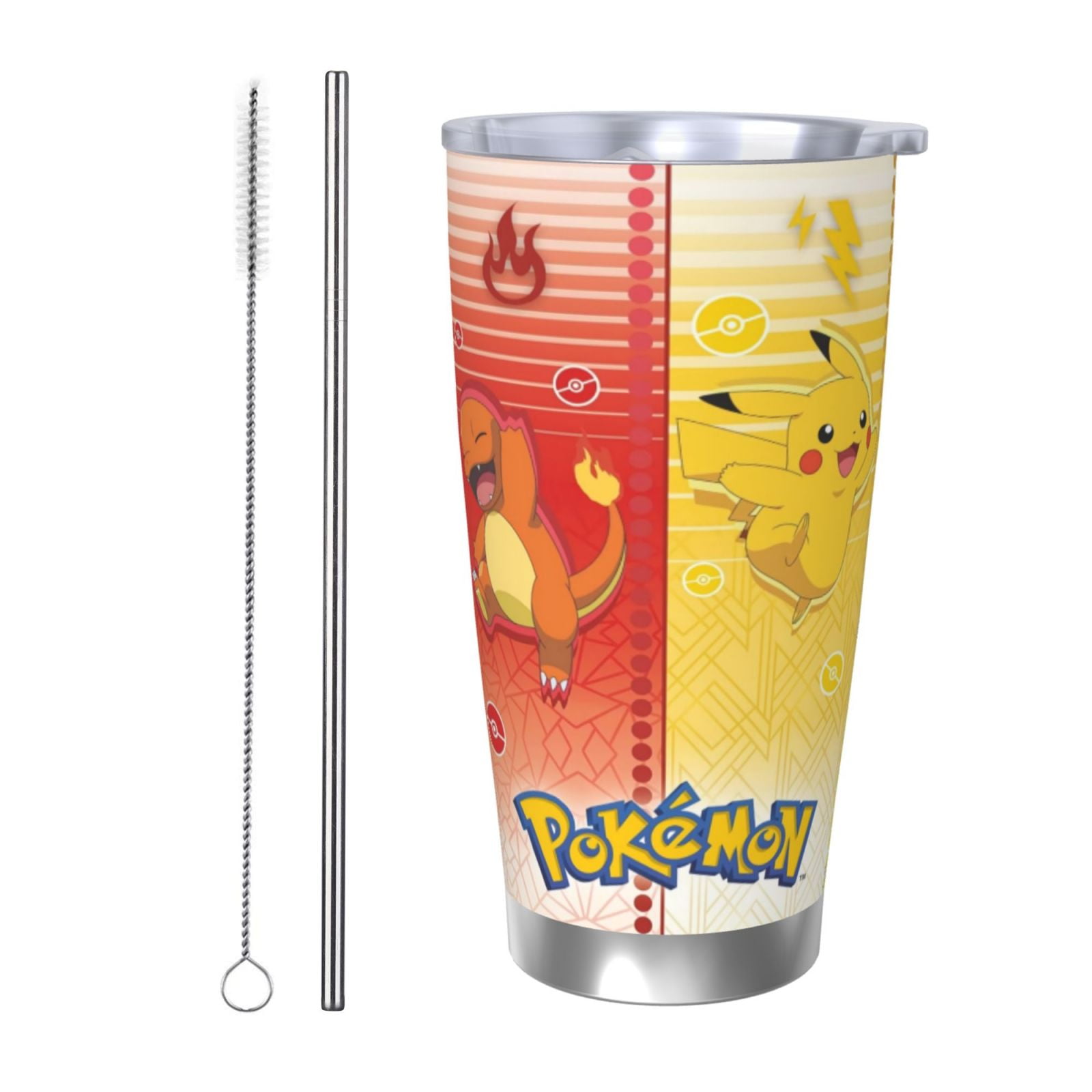Pokemon Charmander Squirtle Bulbasaur Water Bottle,Travel Coffee Mug ...