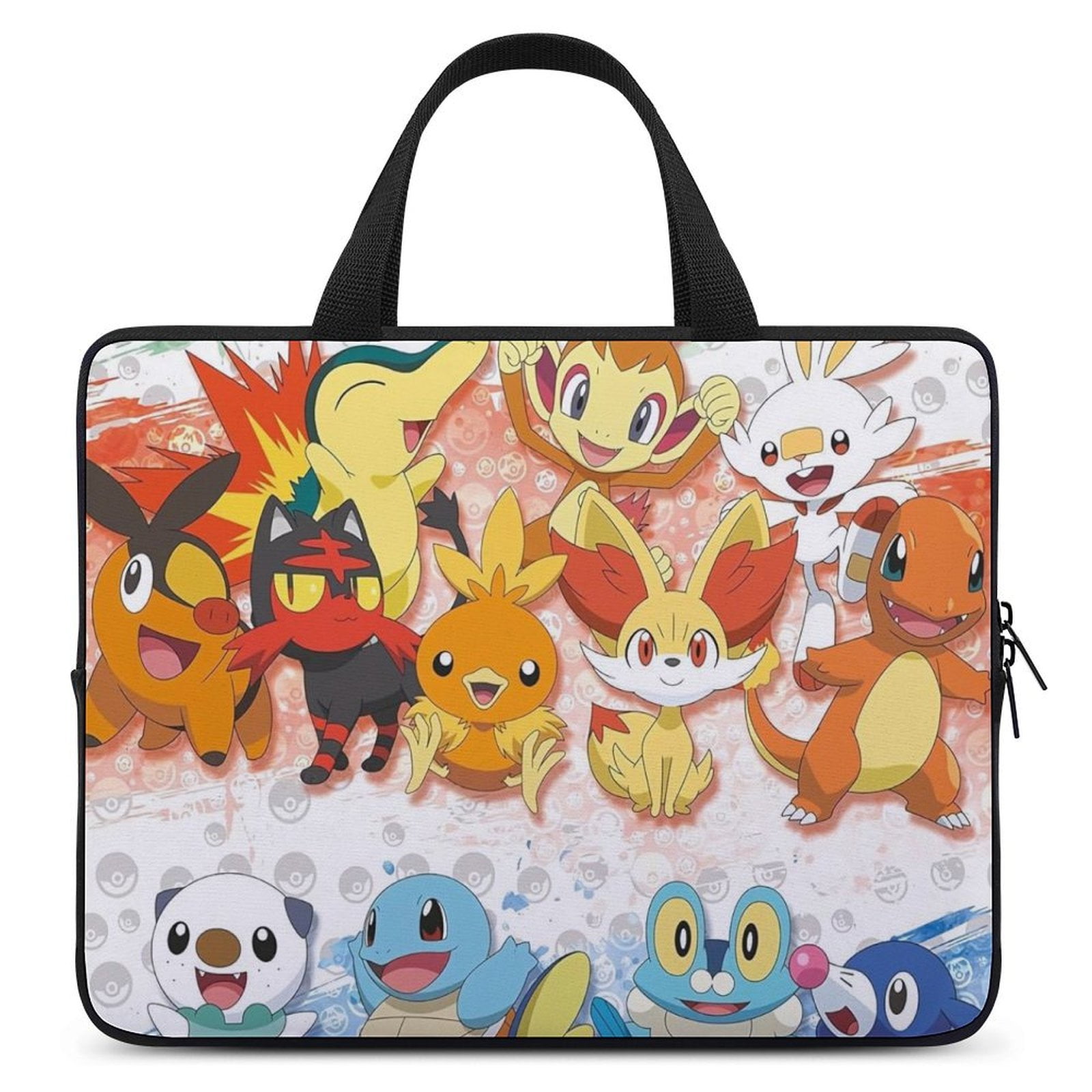 Pokemon-Charmander Squirtle Bulbasaur6 Laptop sleeve with Handle ...