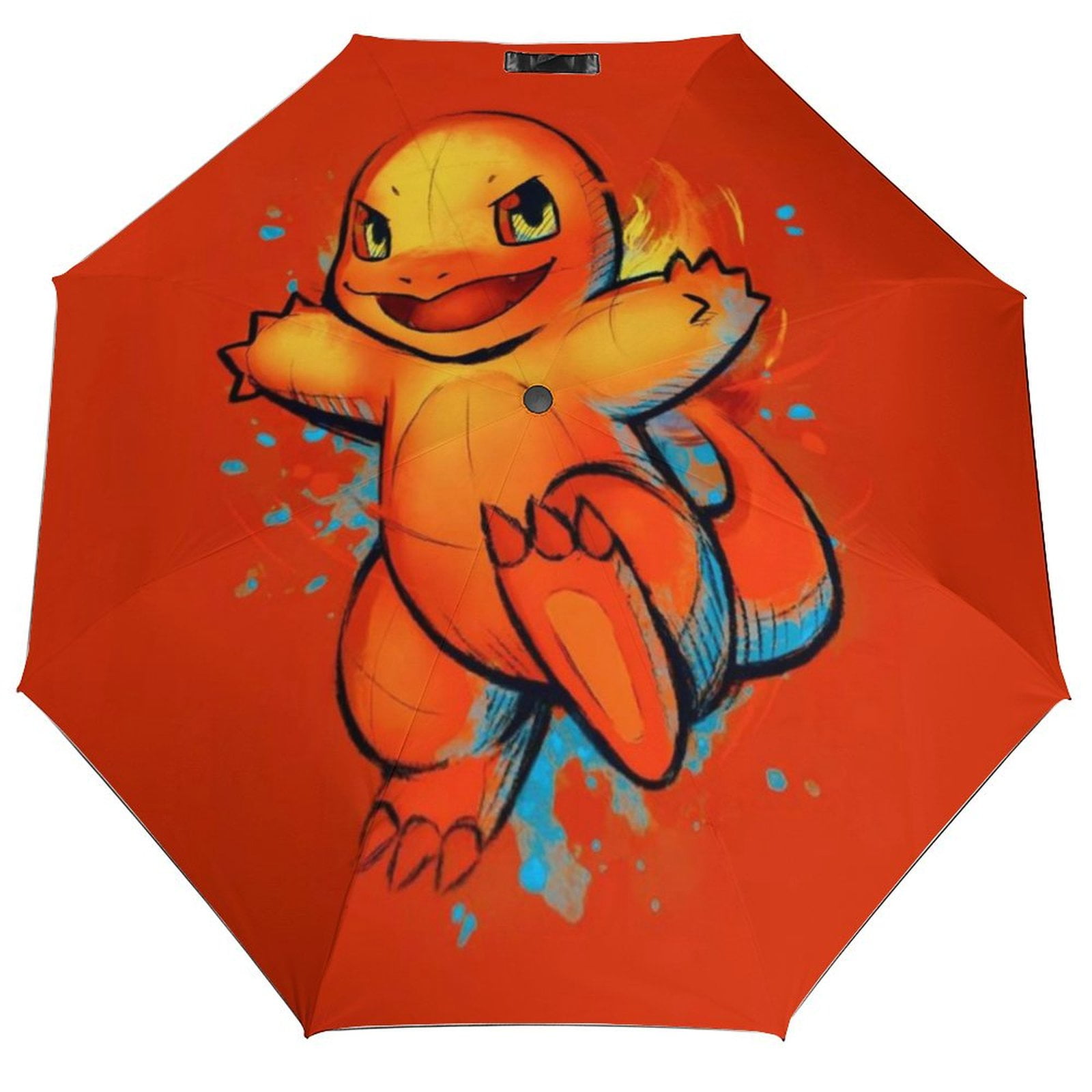 Pokemon Charmander Sun umbrella Automatic Open/Close Sun Rain Travel ...