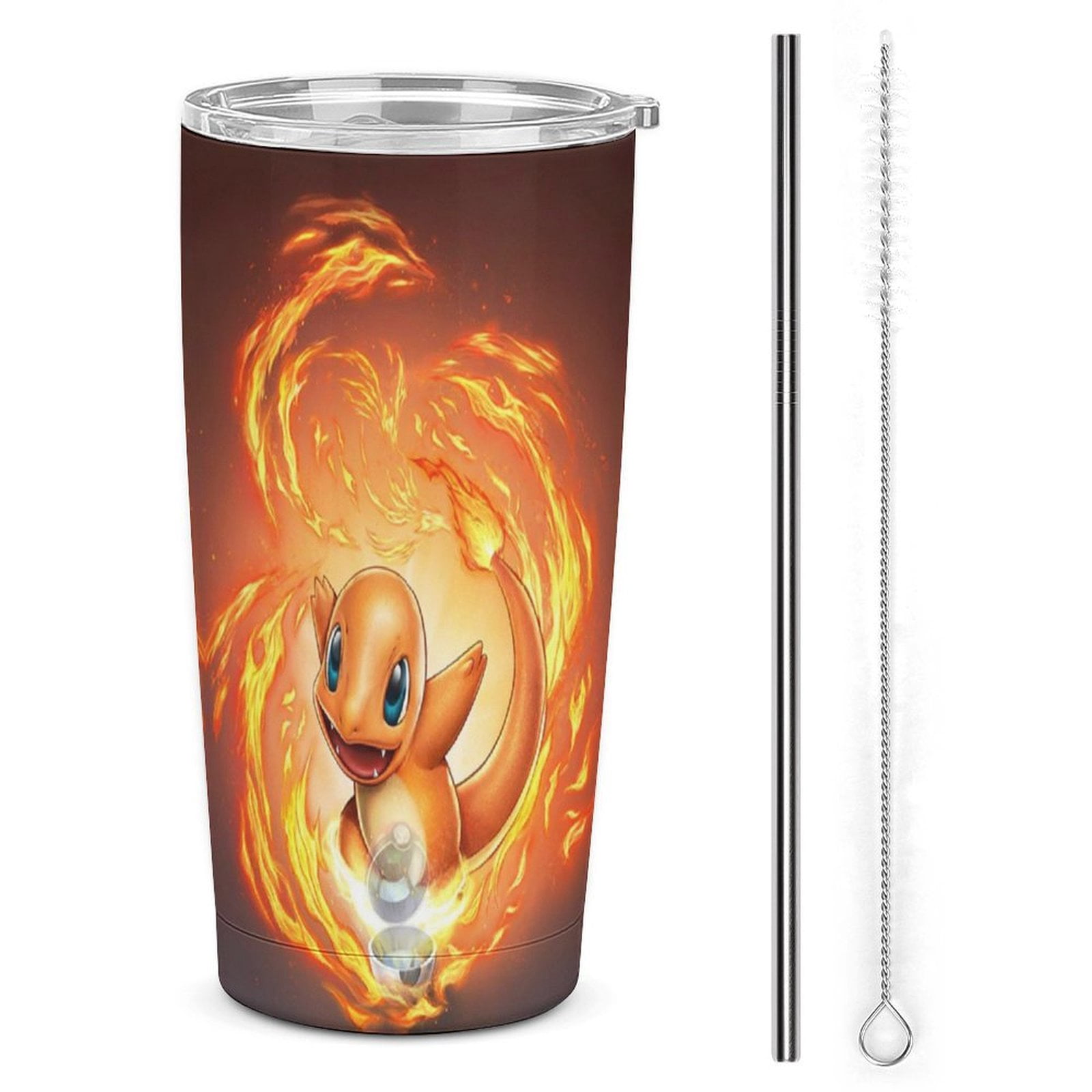 Pokemon Charmander Travel Coffee Mug Travel Tumbler Cup 20 OZ Tumbler ...