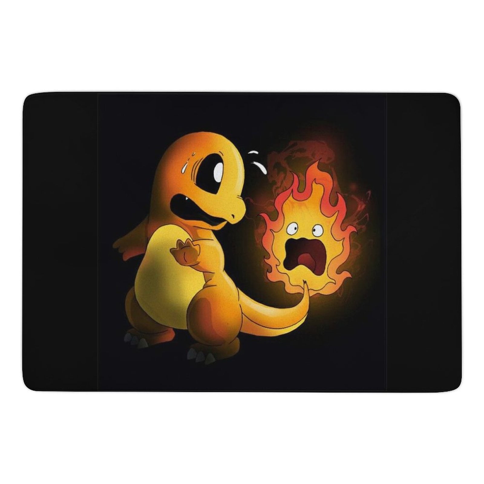 Pokemon_Charmander Velvet Floor Mat，Washable Rug for Living Room ...