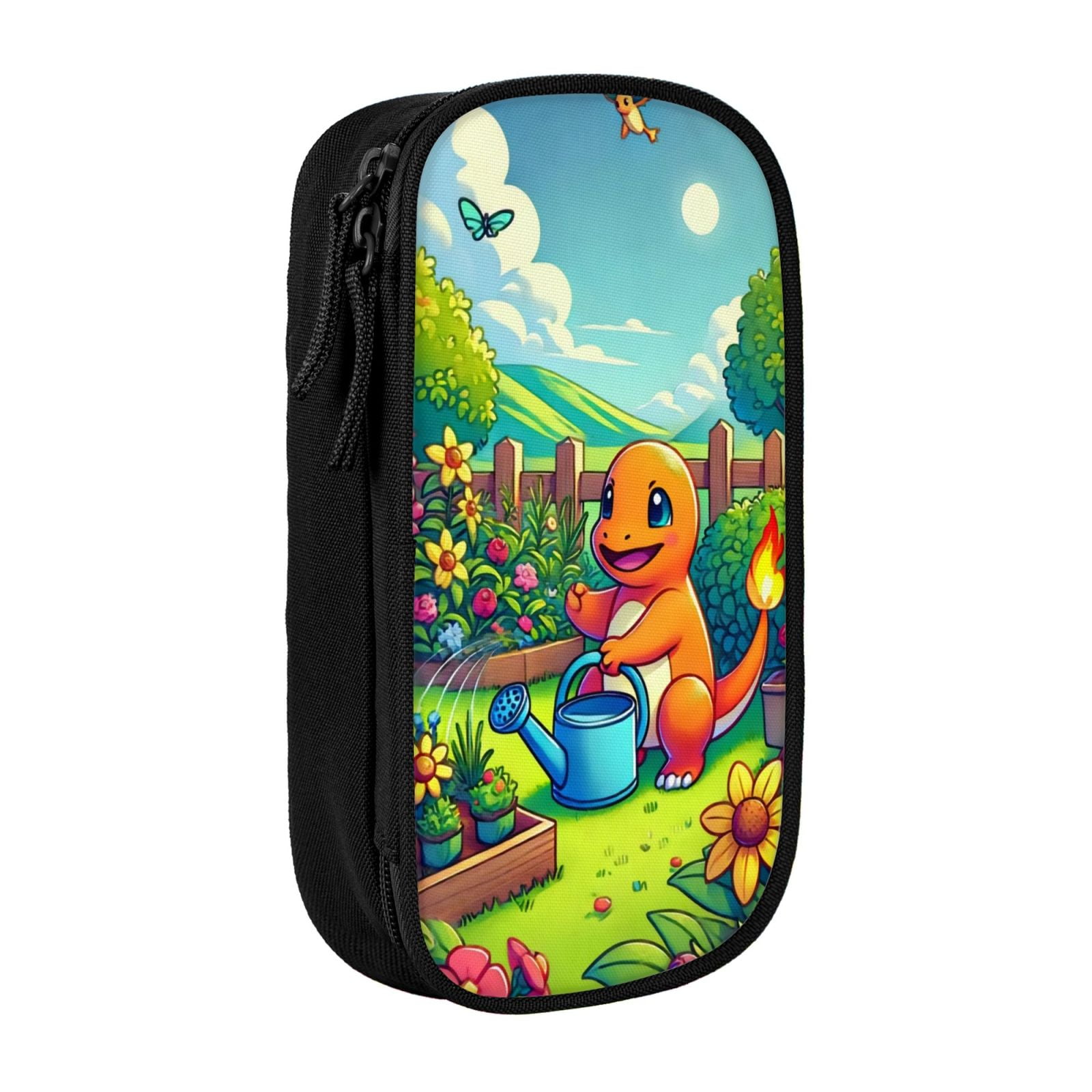 Pokemon Charmander Watering The Garden Pencil Case,Pencil Pouch,Extra ...